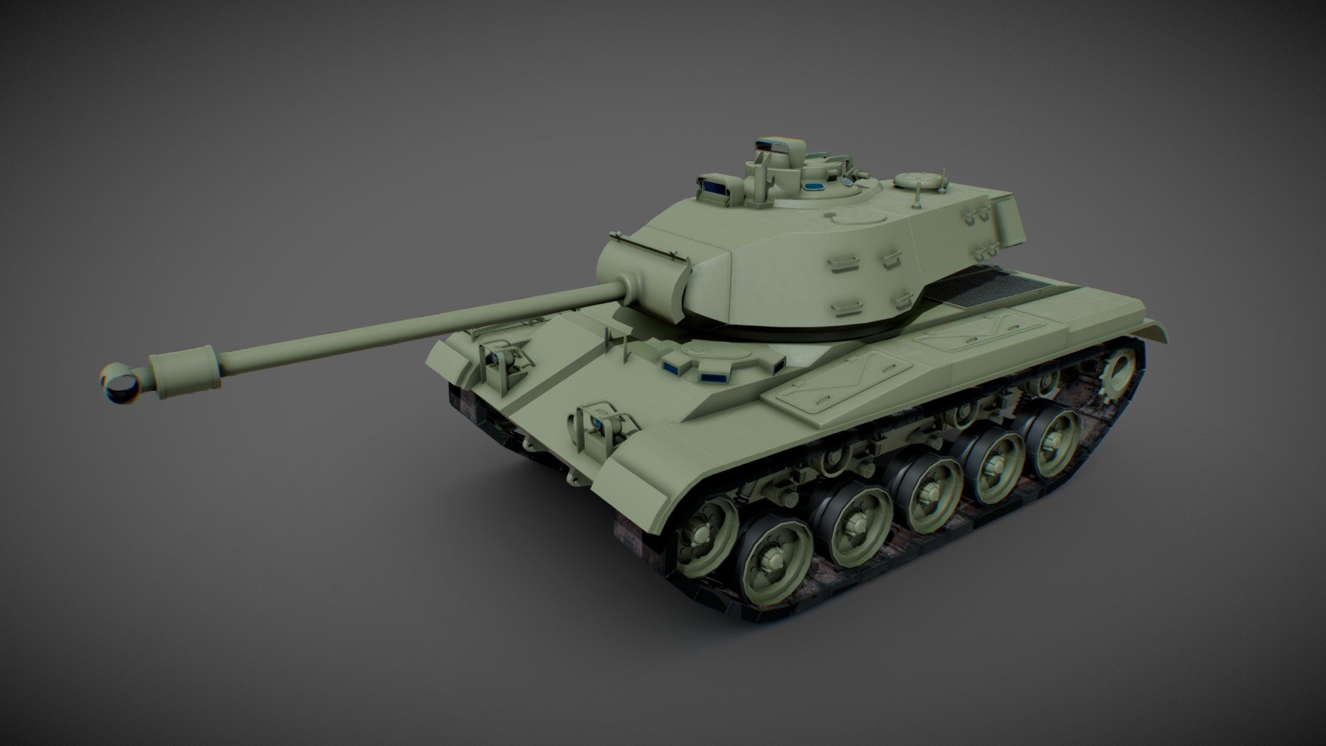 M41 Walker Bulldog Forest Downsized Textures - 3D model by TankStorm [2624afb] - Sketchfab