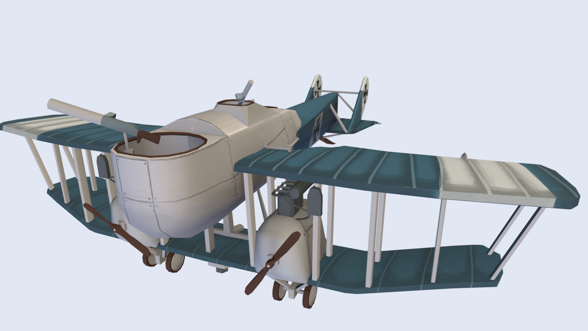 Gotha G.1 - Rob Plas - 3D model by Rob.Plas [2625428] - Sketchfab