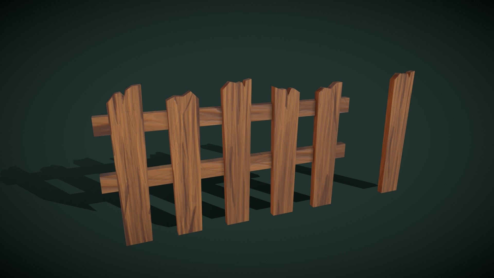 fence - Download Free 3D model by Bram van Hoof | 🇳🇱 (@BramvH) [2625e42 ...