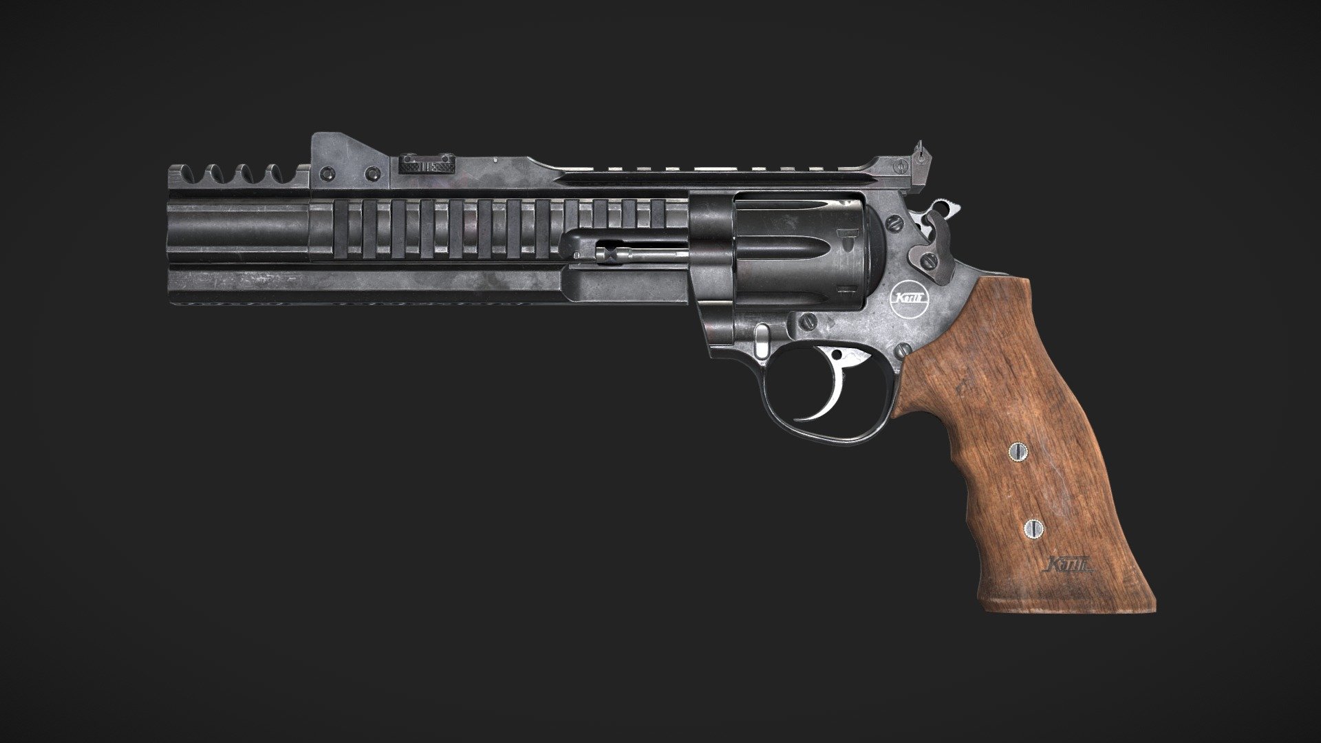 Korth Super Sport STX and Compensator - 3D model by Orshia 3D ...