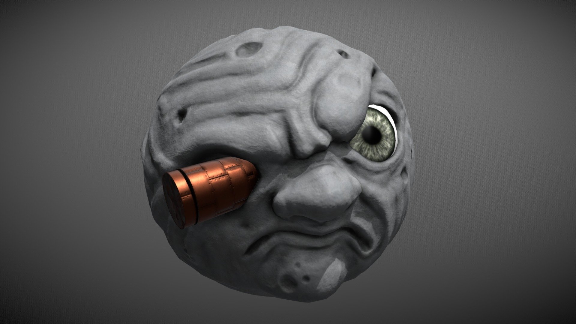 Méliès Moon - Download Free 3D model by Benoit Gagnier (@BenoitGagnier ...