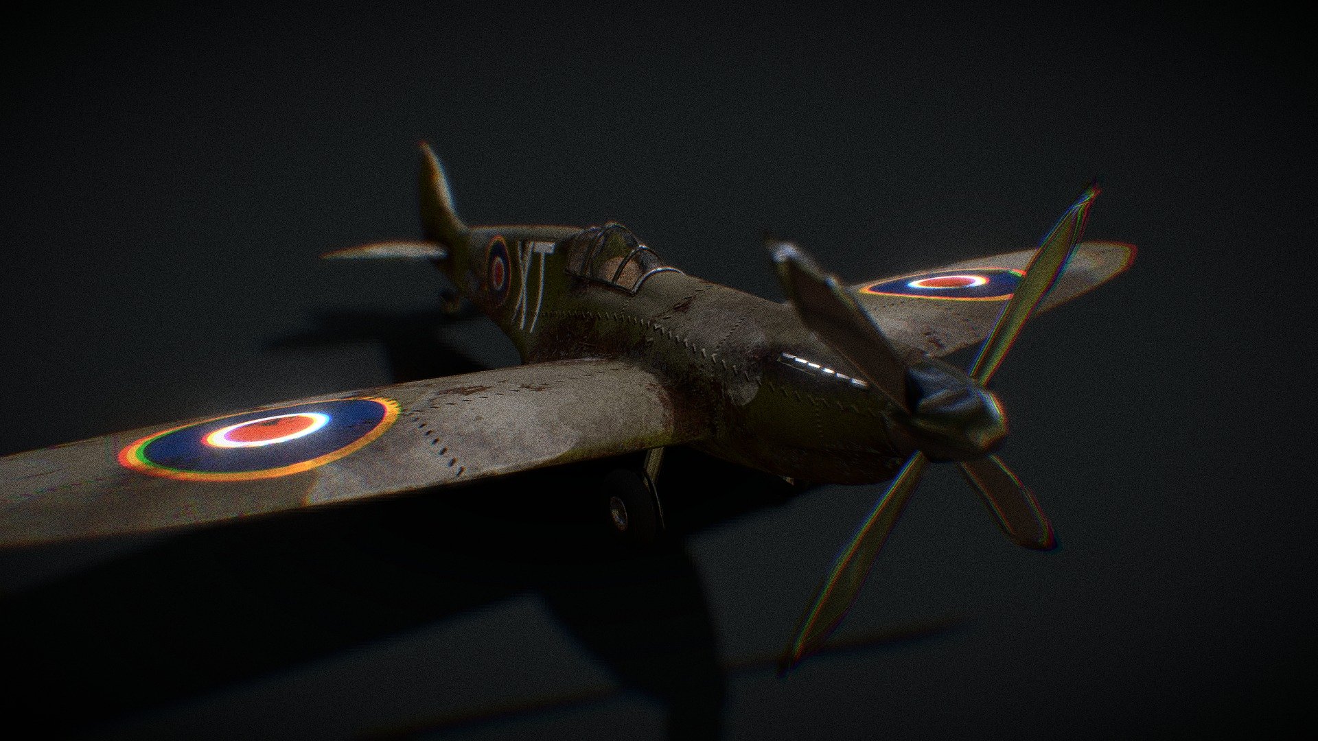 Spitfire - 3D model by prechadzac [26269ac] - Sketchfab