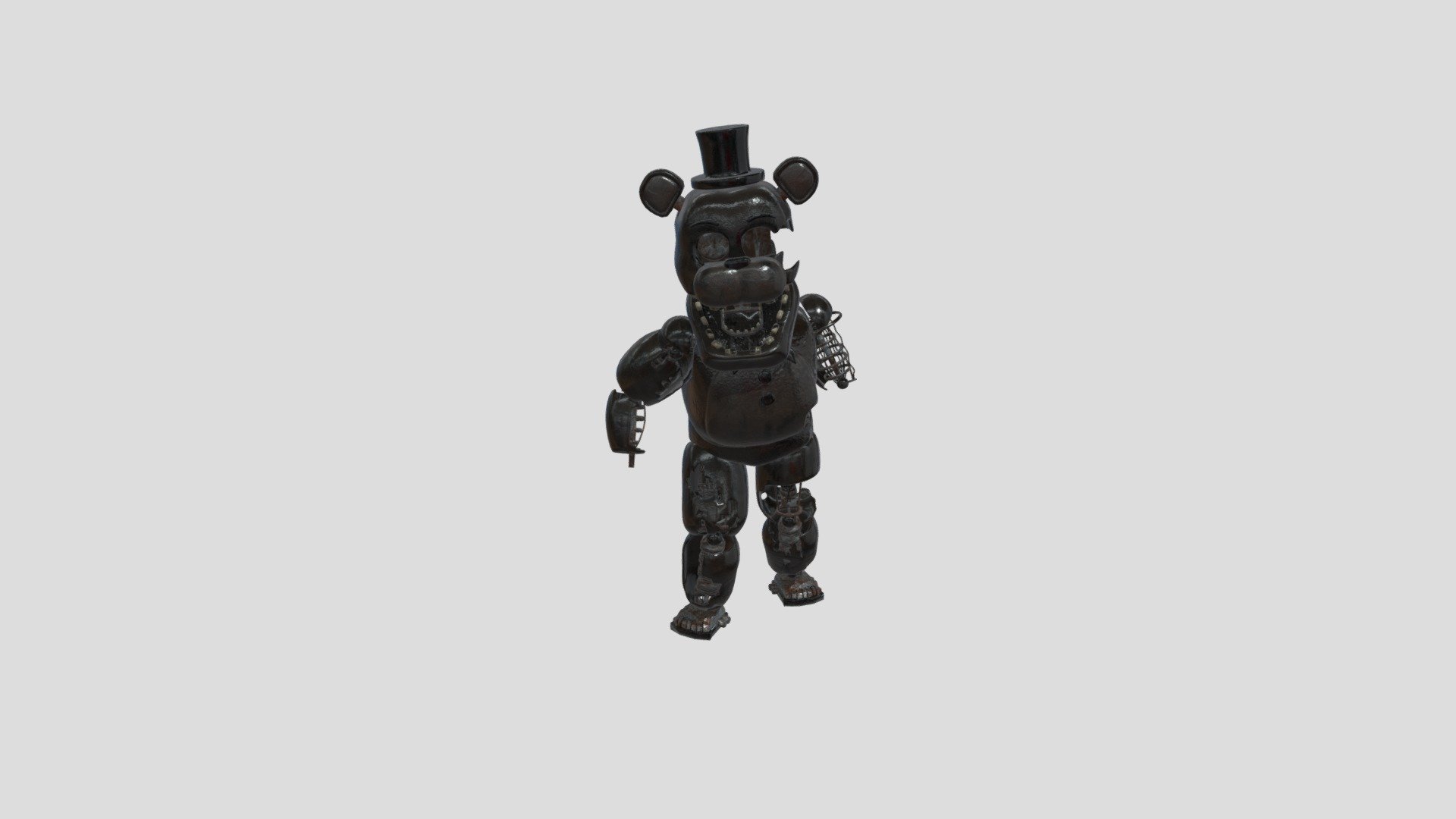 Burnt Freddy - Download Free 3D model by Nacho1012 [2626b8b] - Sketchfab