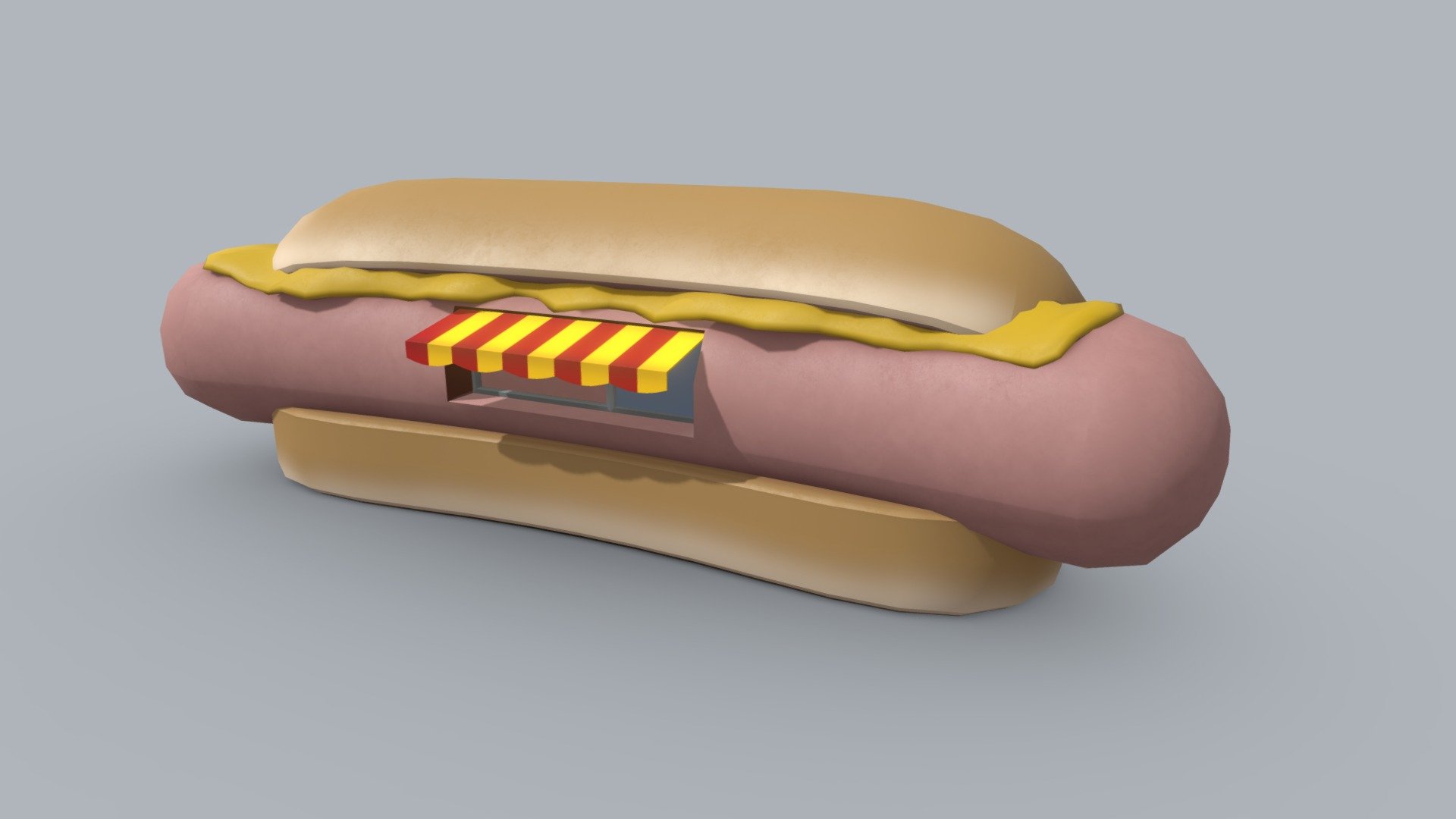 Hot Dog Building - Buy Royalty Free 3D model by Wafelek (@wafel ...