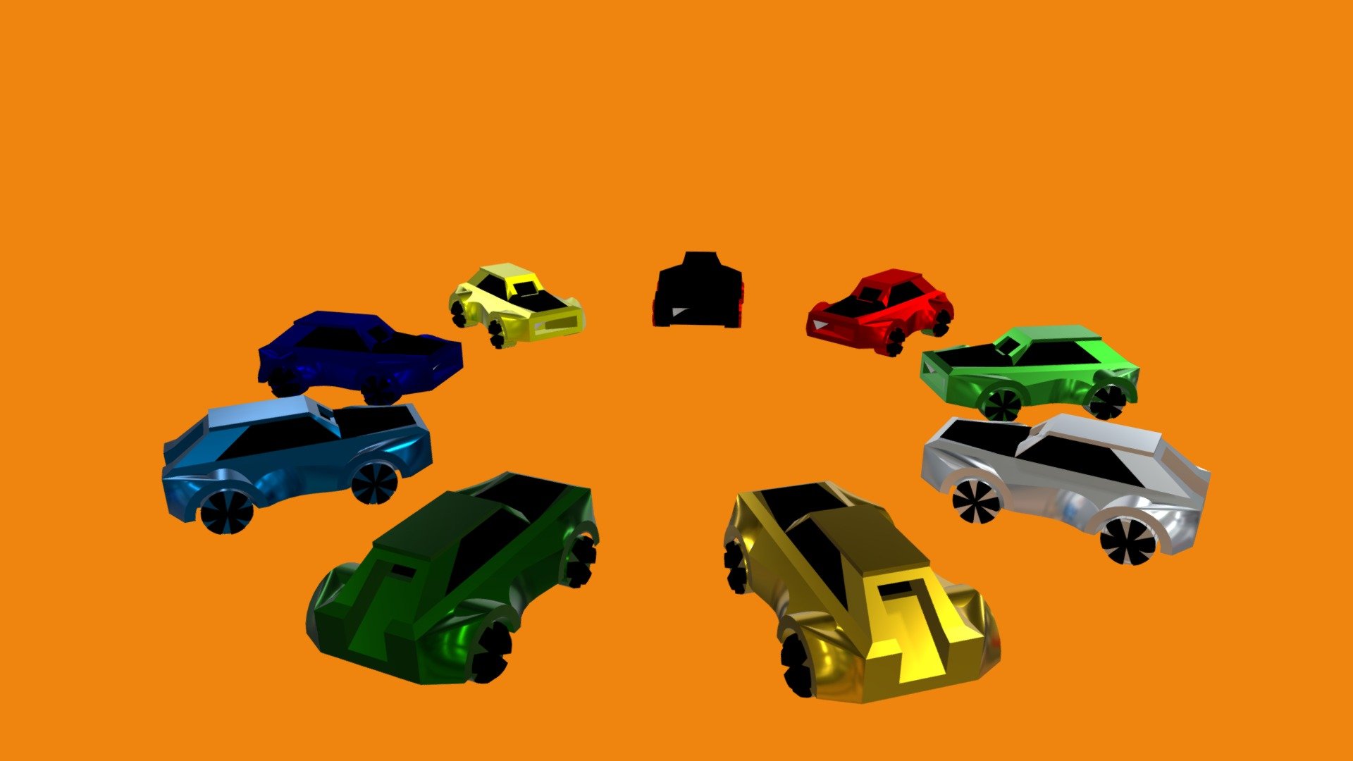 Set of 9 cars - 3D model by fasteng [26272f5] - Sketchfab
