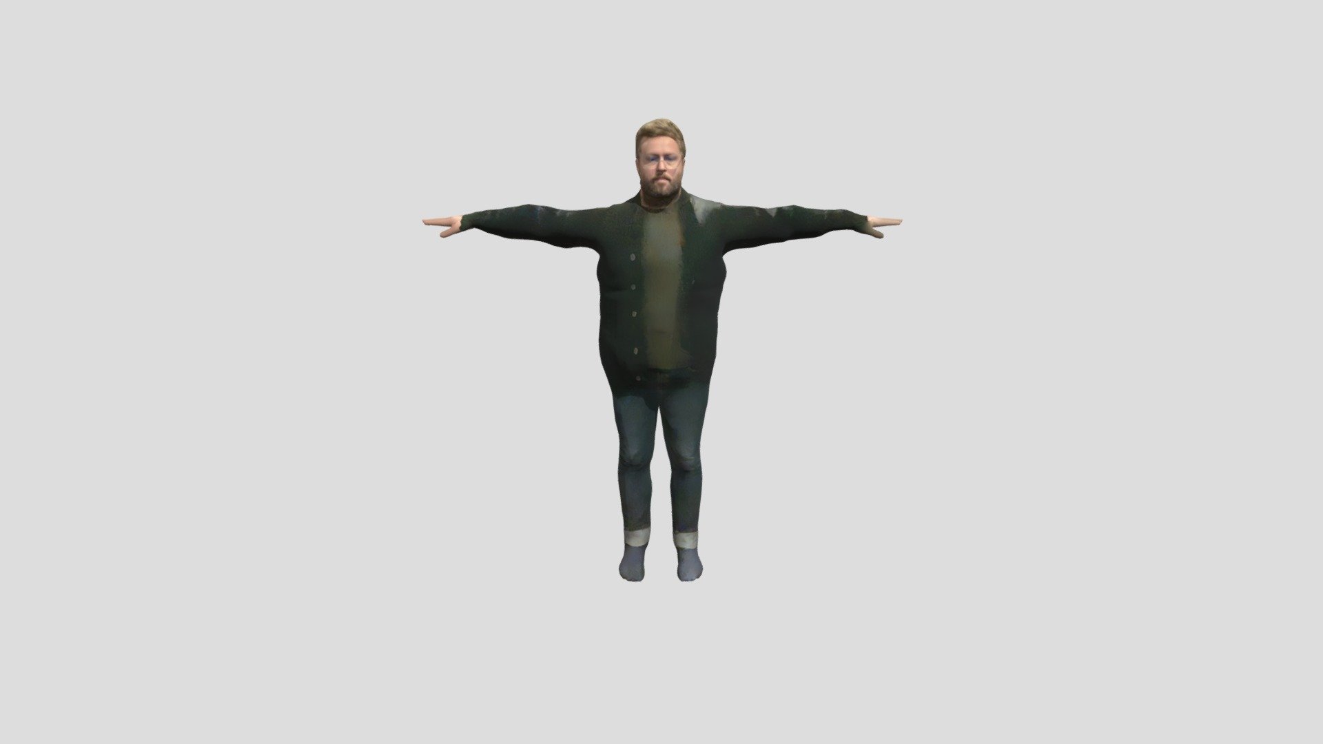 Dad-bod Animation Producer - Download Free 3D model by trever.stewart ...
