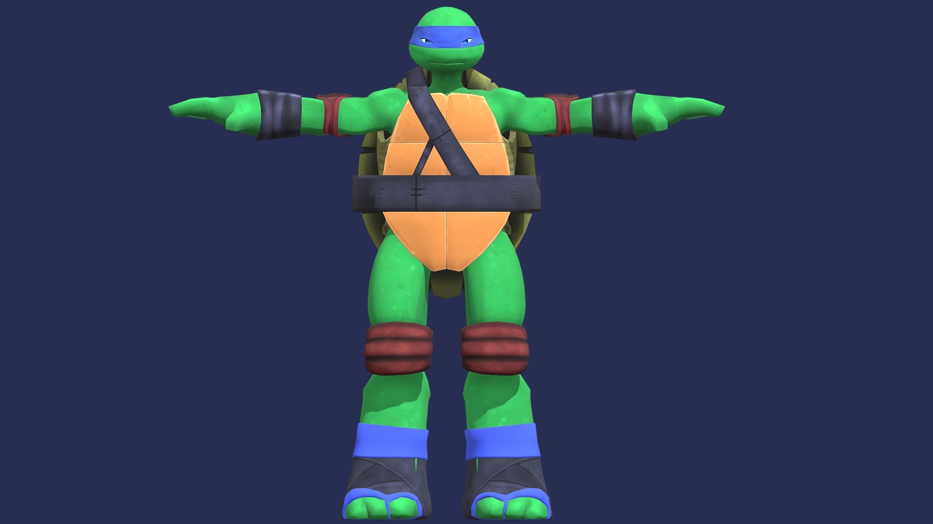 TMNT - Leonardo - UniverseXP (Low Poly) - 3D model by UniverseXP ...