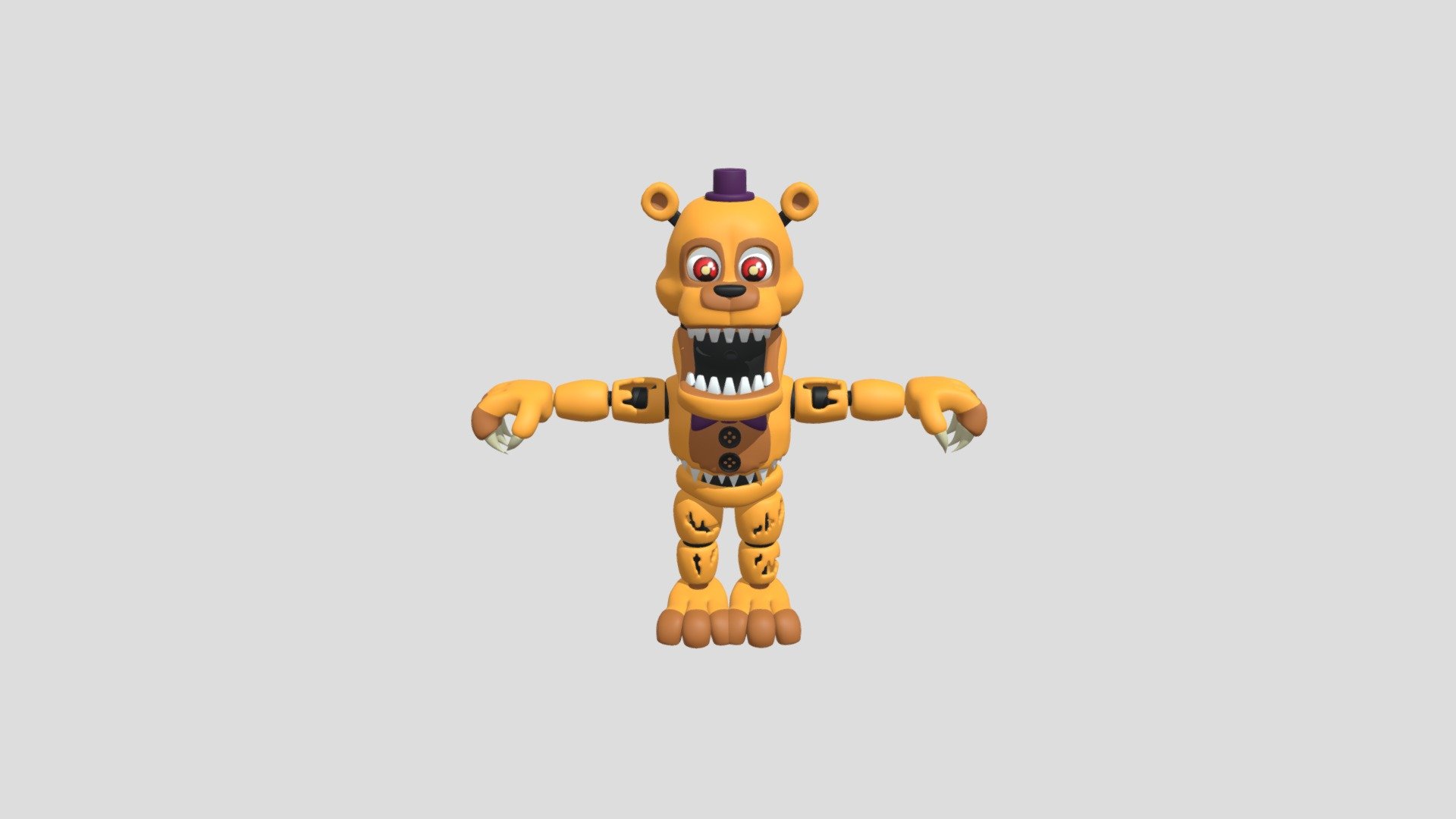 Adventure Nightmare Fredbear - Download Free 3D model by skylajade69 ...