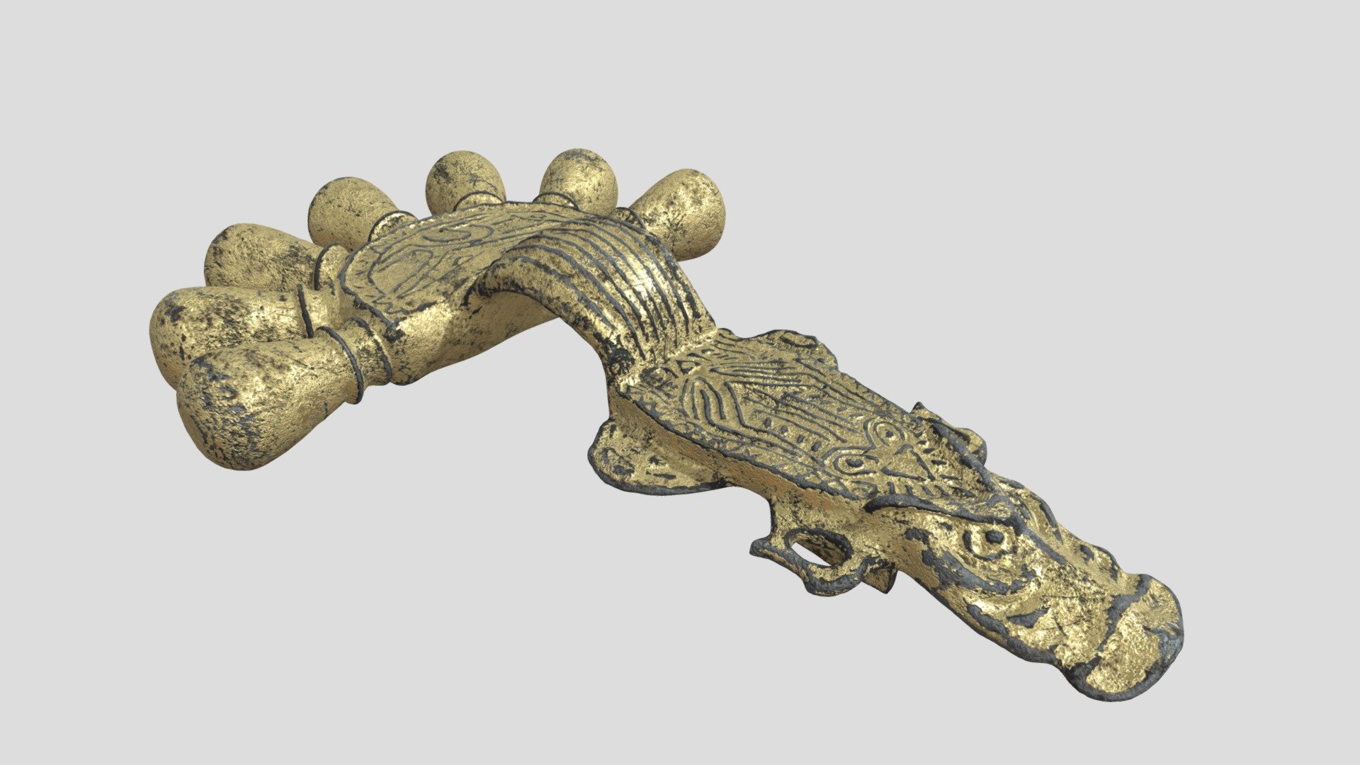 Lúčovitá spona - 3D model by losFunal [262b435] - Sketchfab