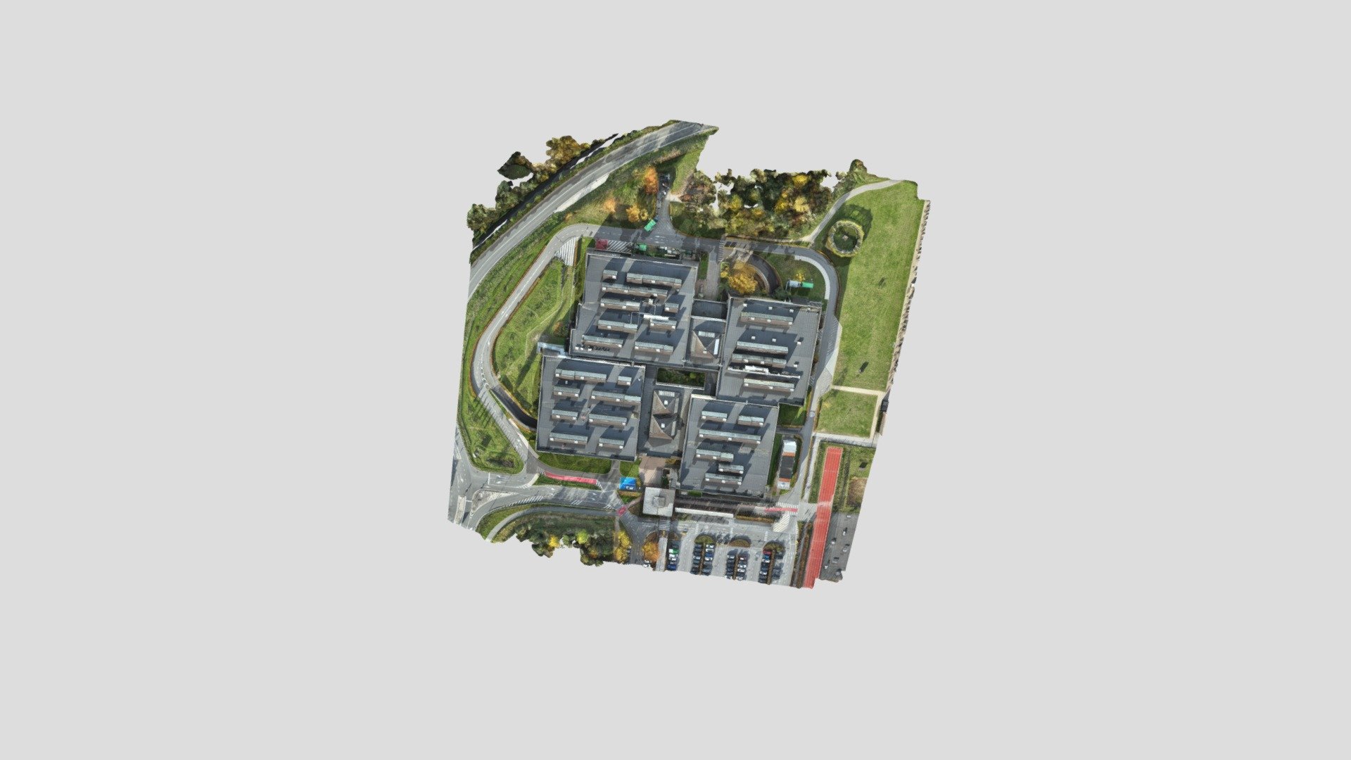 HoGent, Campus Schoonmeersen, Gebouw P - 3D model by robbechiers ...