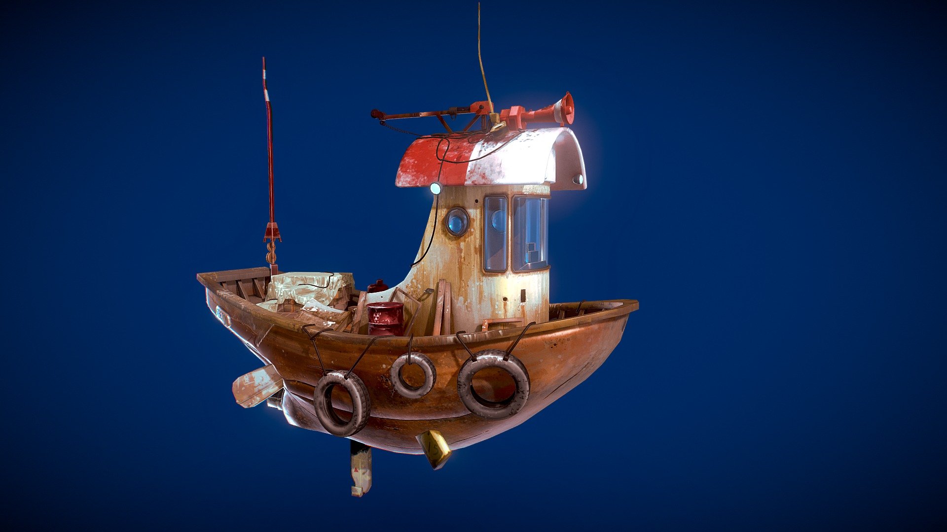 Flying Boat Concept 3D – Inspired by Ian McQue - 3D model by ...