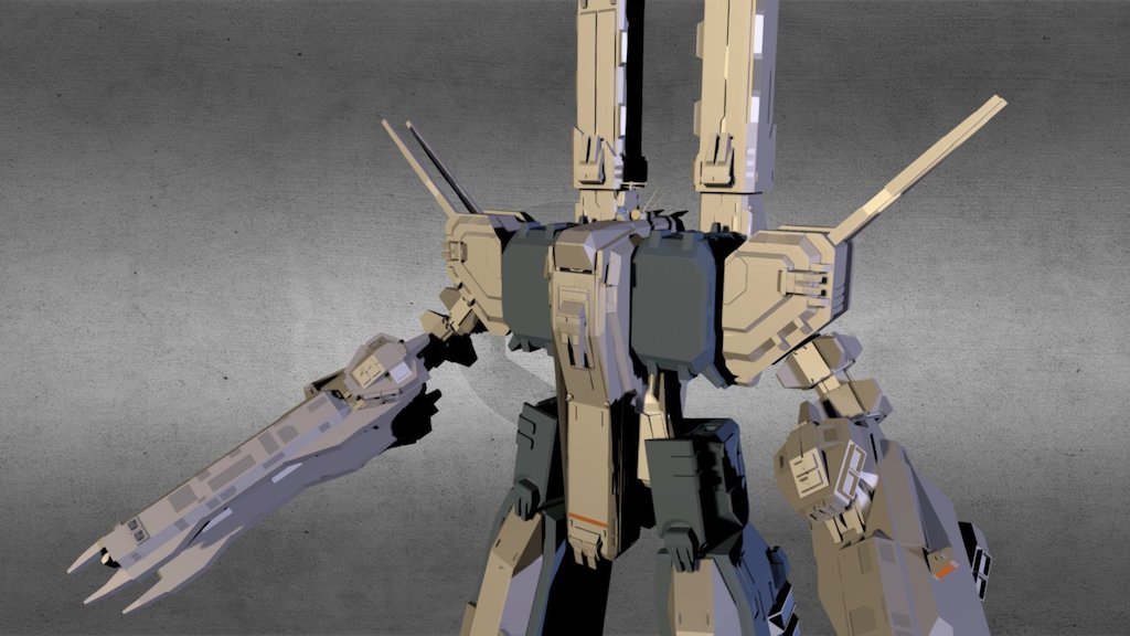 Macross - 3D model by krit yamsaso (กฤษณ์ แย้มสระโส) (@krit_yamsaso ...