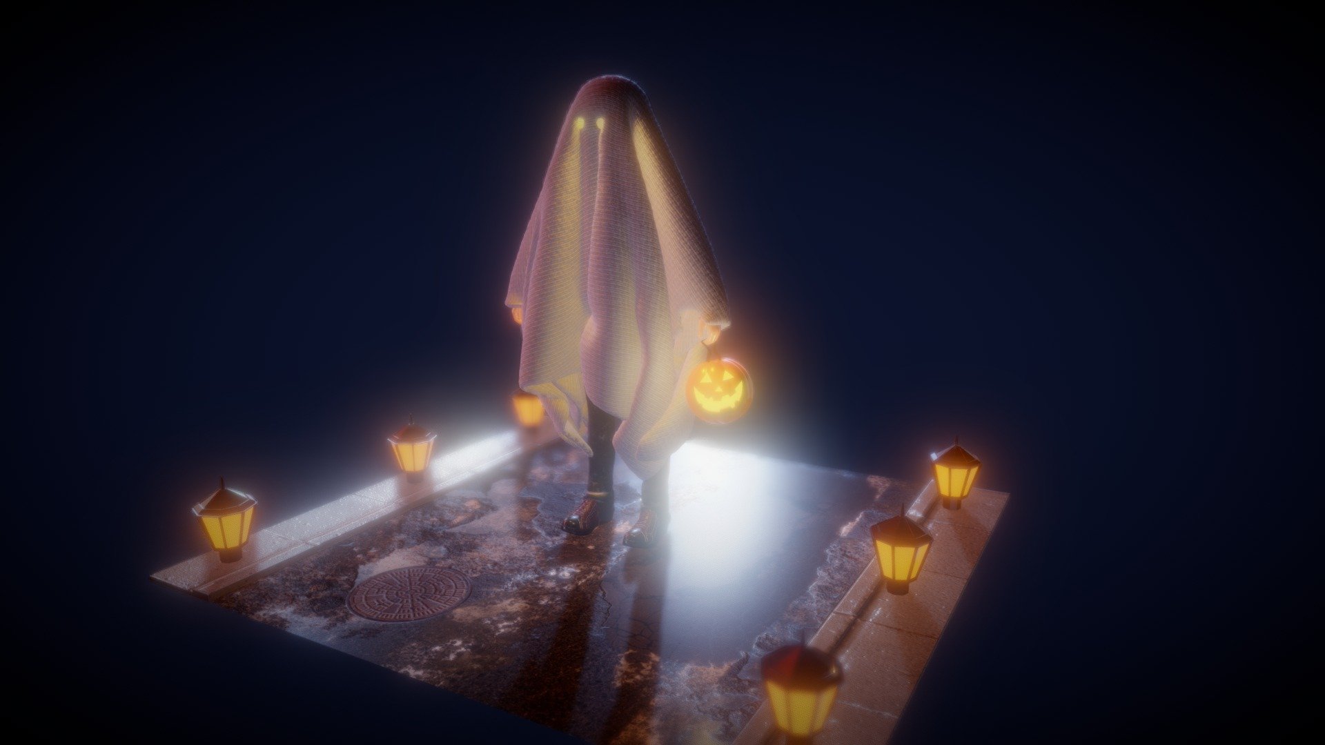trick or treat_ghost - 3D model by tadeuxgarx [262e568] - Sketchfab