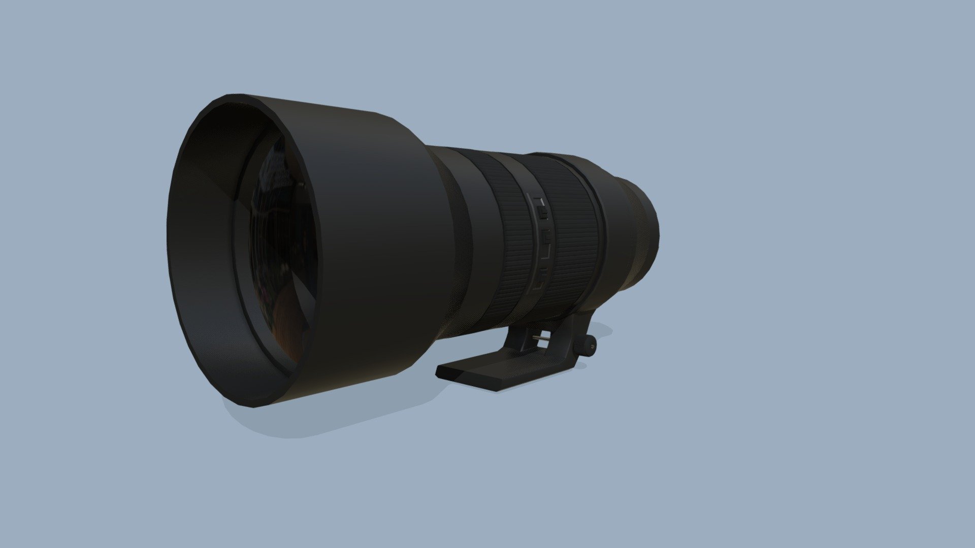 Large black zoom Lens - Download Free 3D model by Thomas Hollaender ...