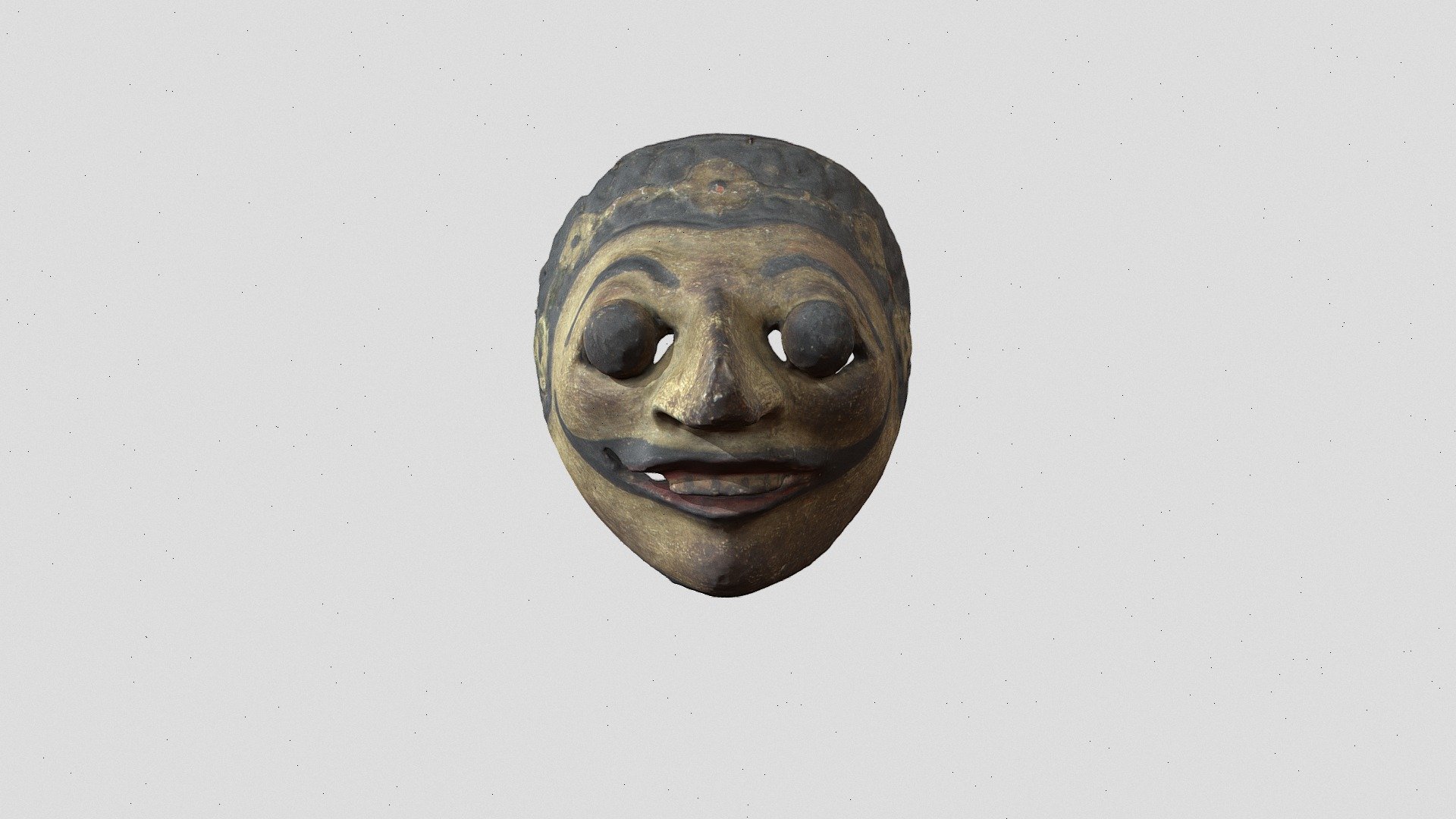 Masque Wayang Topeng de prince - 3D model by peps3D [262f7dc] - Sketchfab