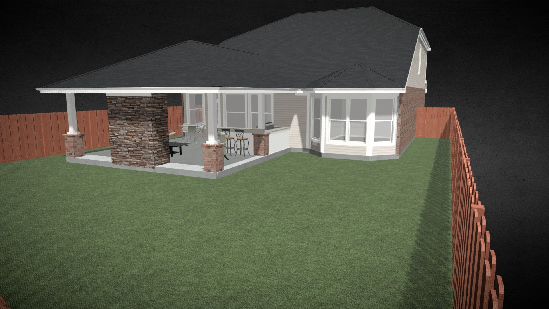 MARTINEZ PATIO - 3D model by Ideal Design Source (@idealdesignsource ...