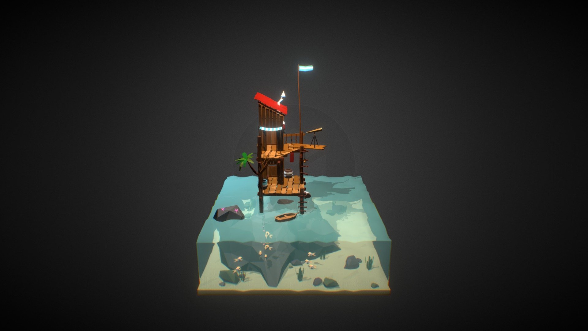 Sea Shack - Download Free 3D model by VeLoct84 [26309e3] - Sketchfab
