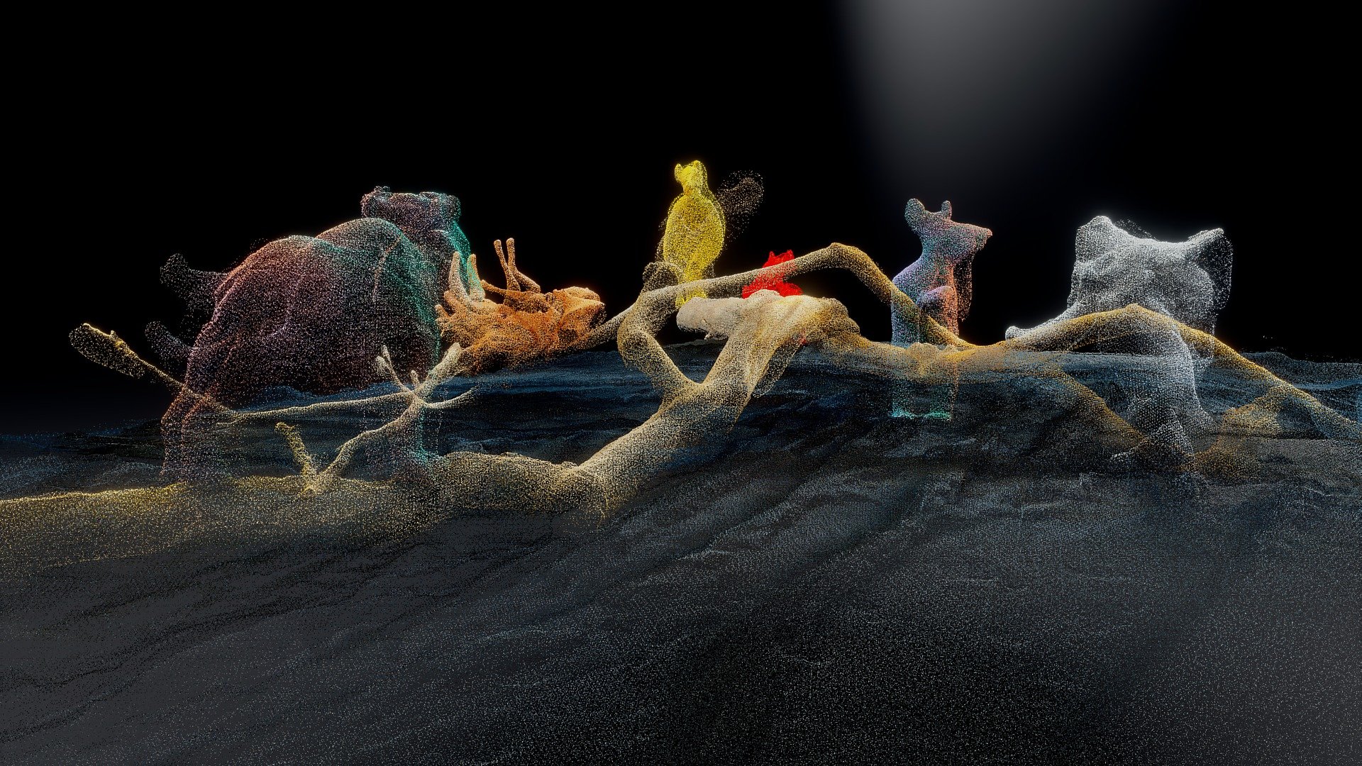 Meta Animal Ensemble Pointcloud Island - Download Free 3D model by ...