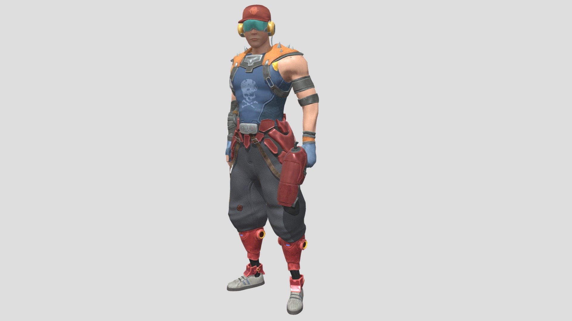 Pyroow - Overwatch Character Fan Art - 3D model by Charlie Woodhead ...