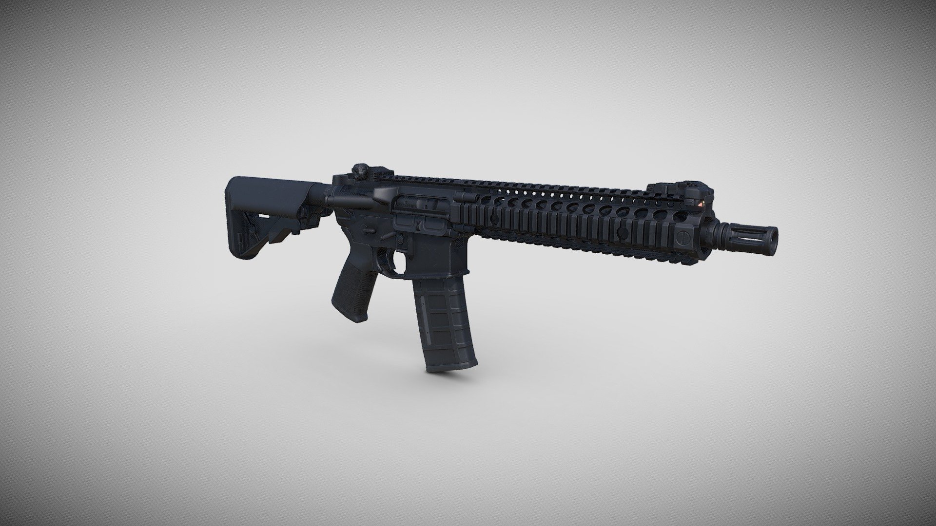 MK18 (VERY HIGH QUALITY) ((FREE)) - Download Free 3D model by AzimSharif [2633a42] - Sketchfab