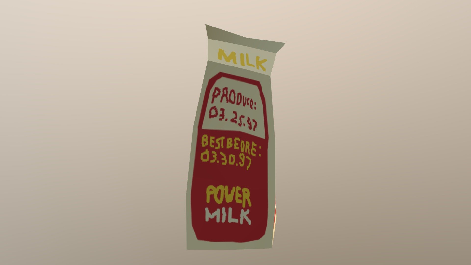 Hello neighbor - Milk - Download Free 3D model by Youthful strawbewwy ...