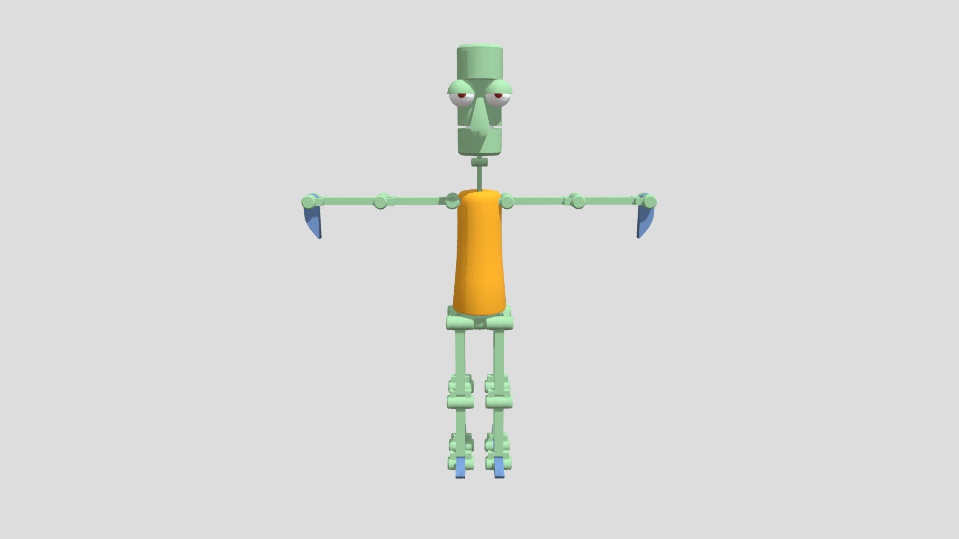 Five-nights-at-the-krusty-krab-squidward - Download Free 3D model by ...