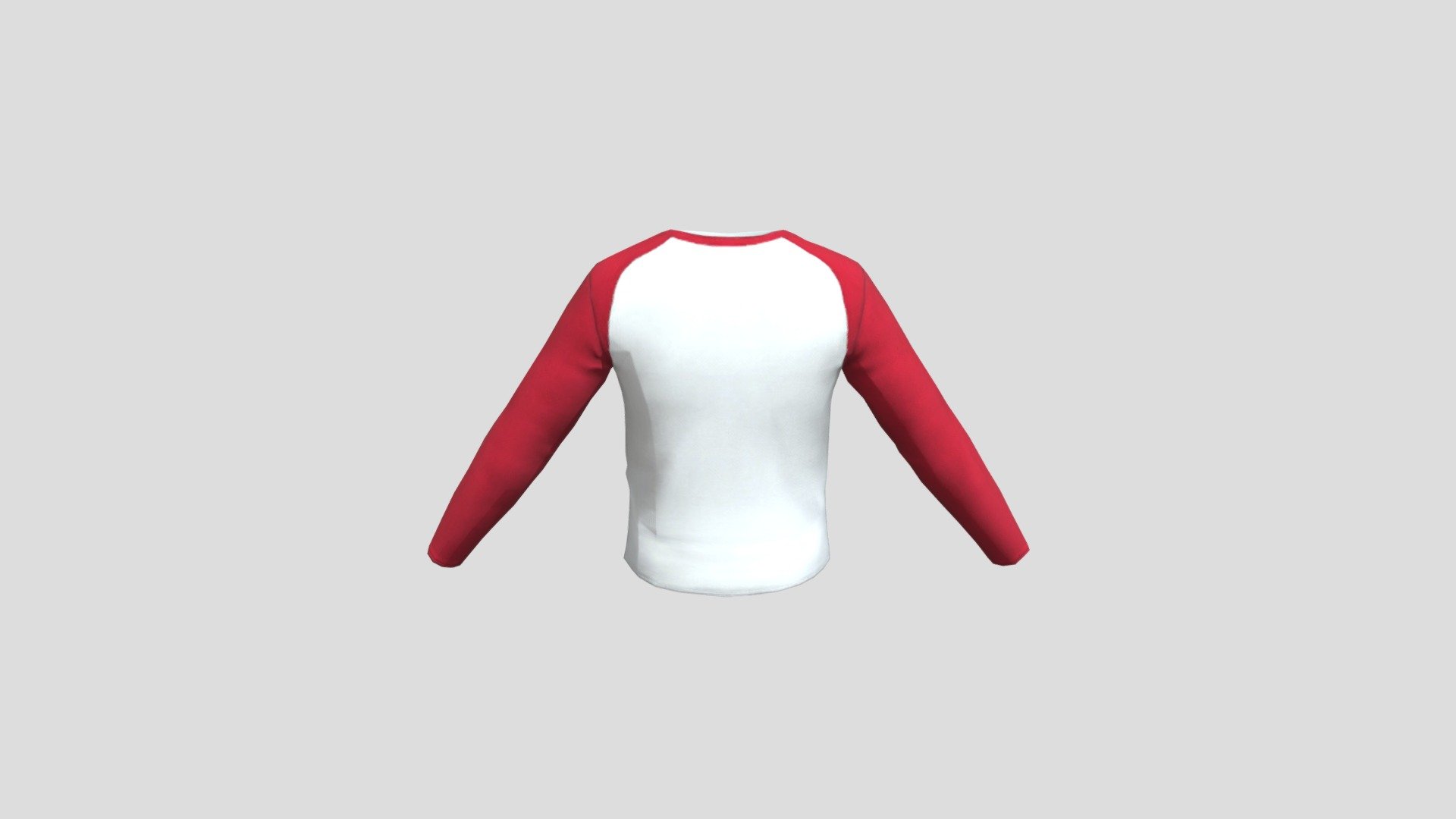 Baseball Long Sleeve - Red - Download Free 3D model by Roblox Models ...