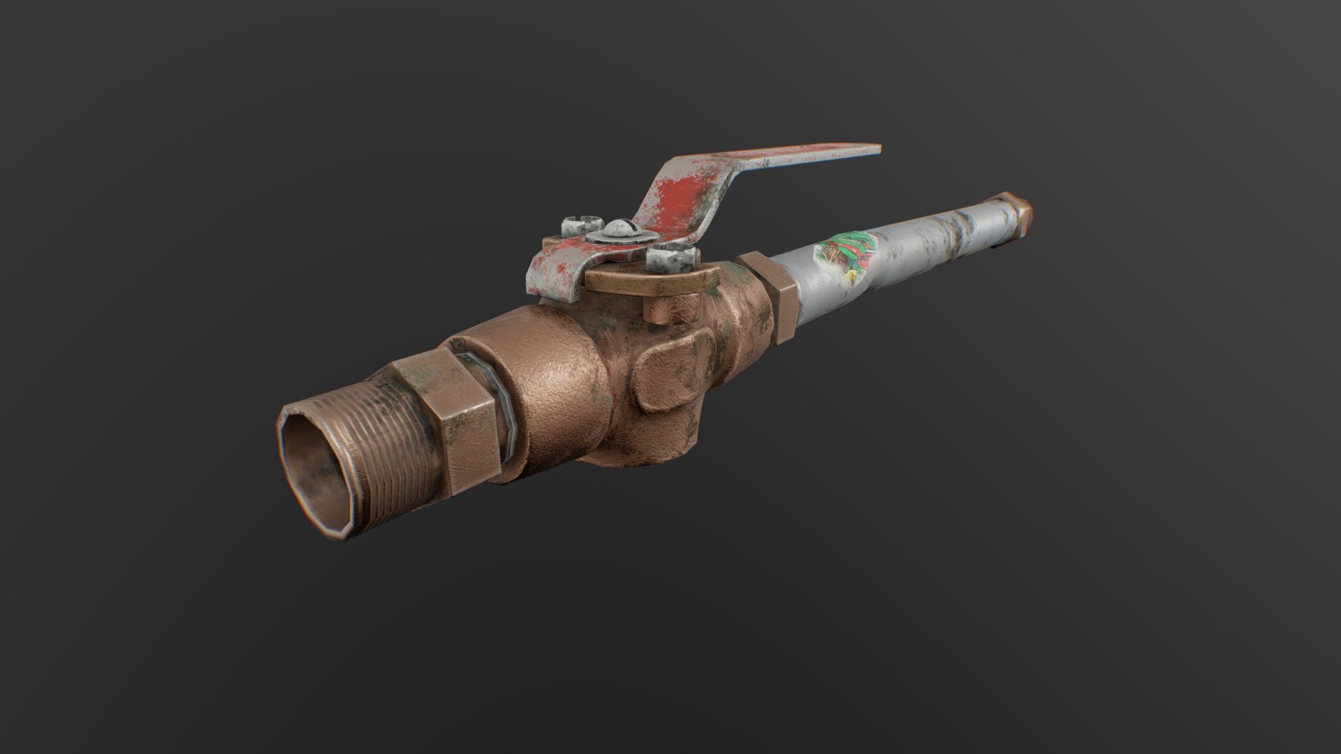 Lead Pipe - Download Free 3D model by maxim.ogorodnik [2639141] - Sketchfab