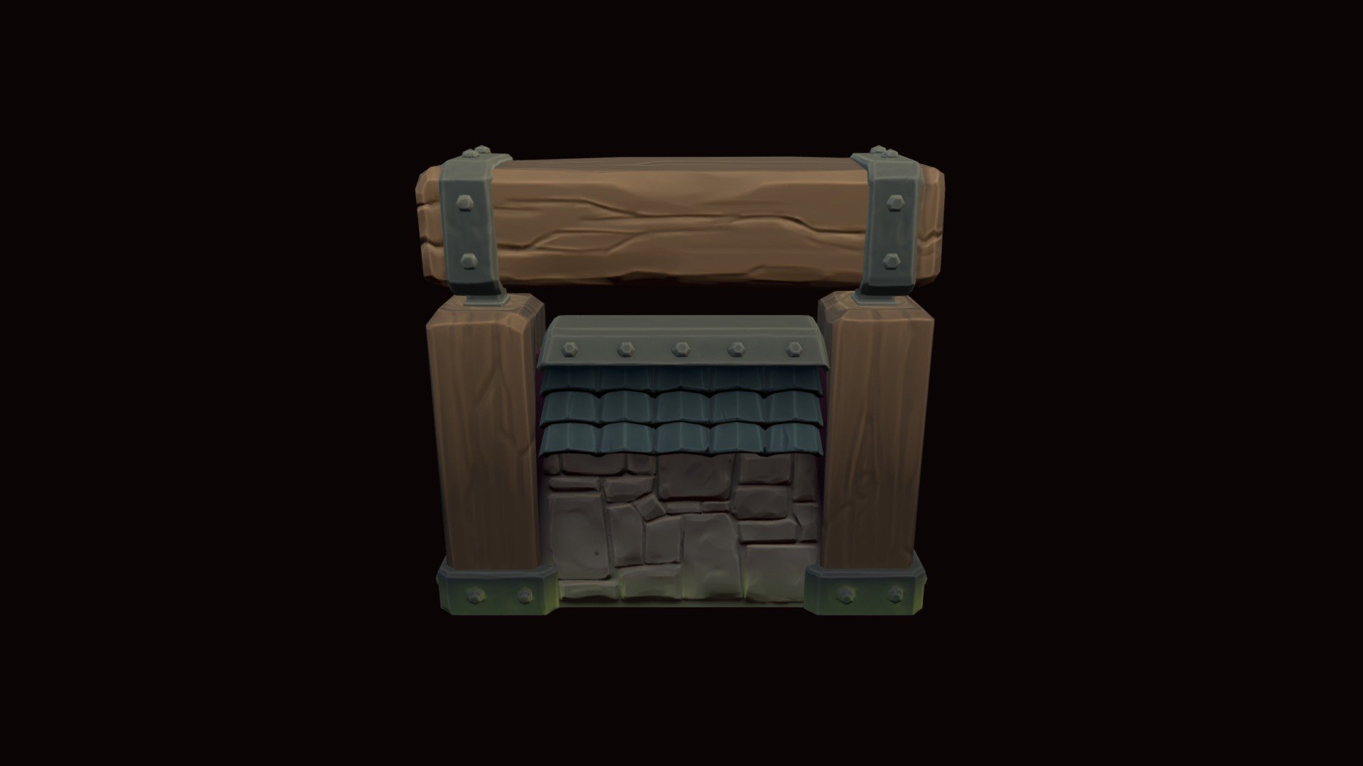 Stylized Wall - 3D model by davemarshall [26391fb] - Sketchfab