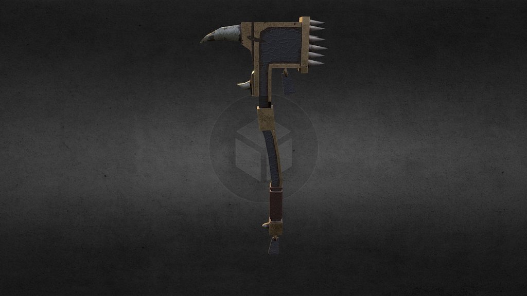 Obsidian Hammer LowPoly - 3D model by LaFesdeFran [2639350] - Sketchfab