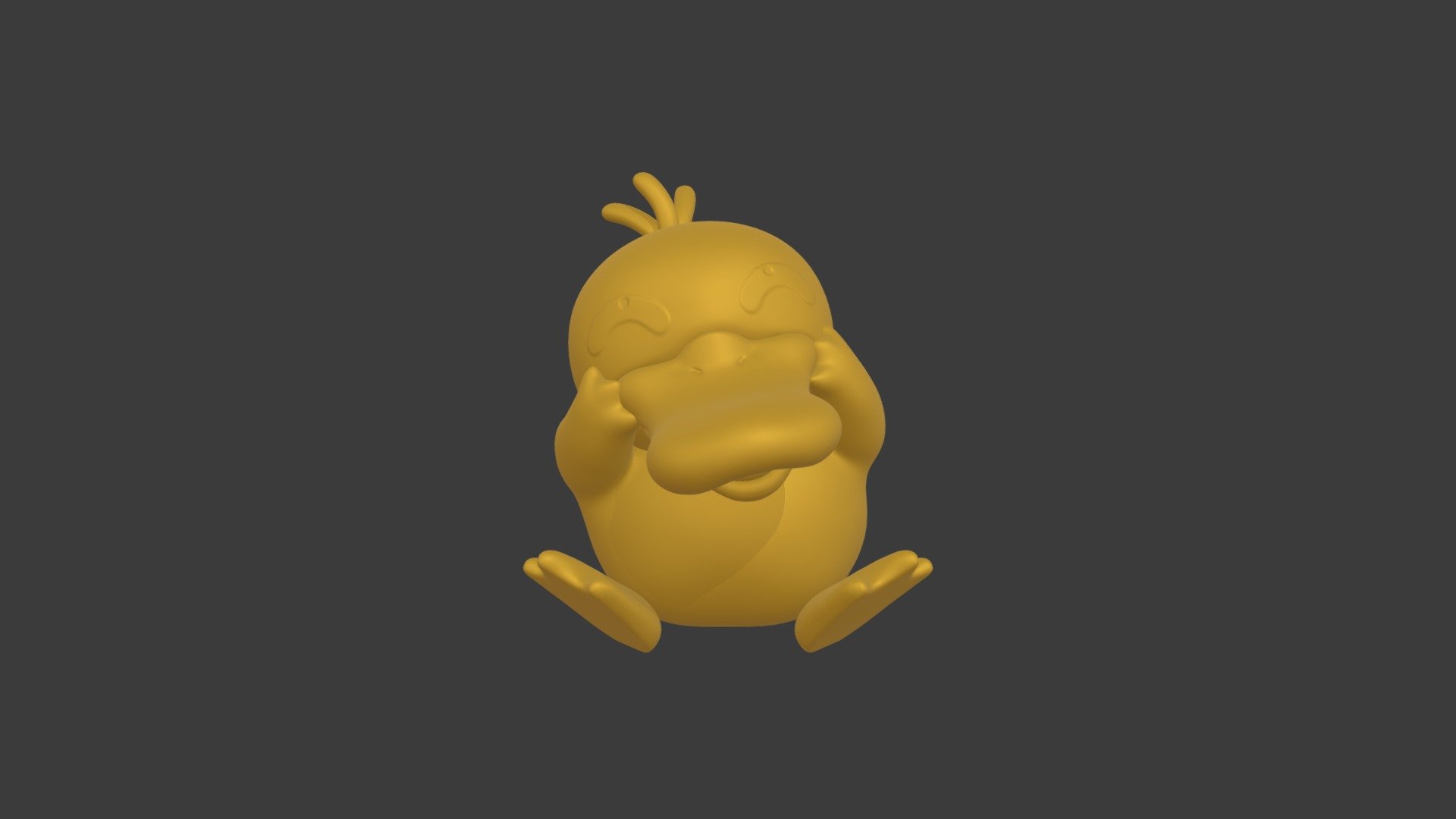 Psyduck(Pokemon) - 3D model by bloger [263b7eb] - Sketchfab