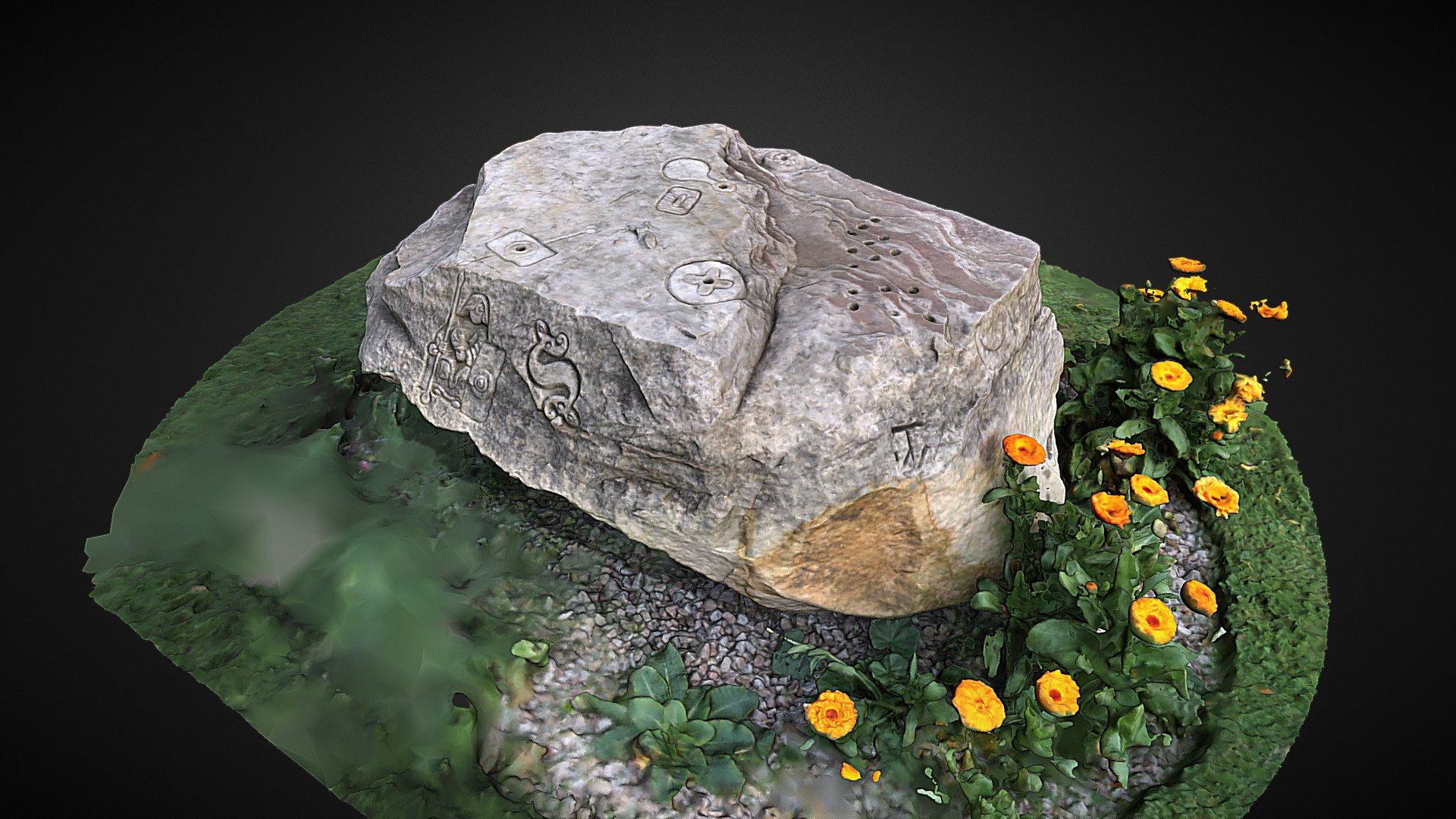 The Mither Tap Steen, Kemnay - Download Free 3D model by Douglas ...