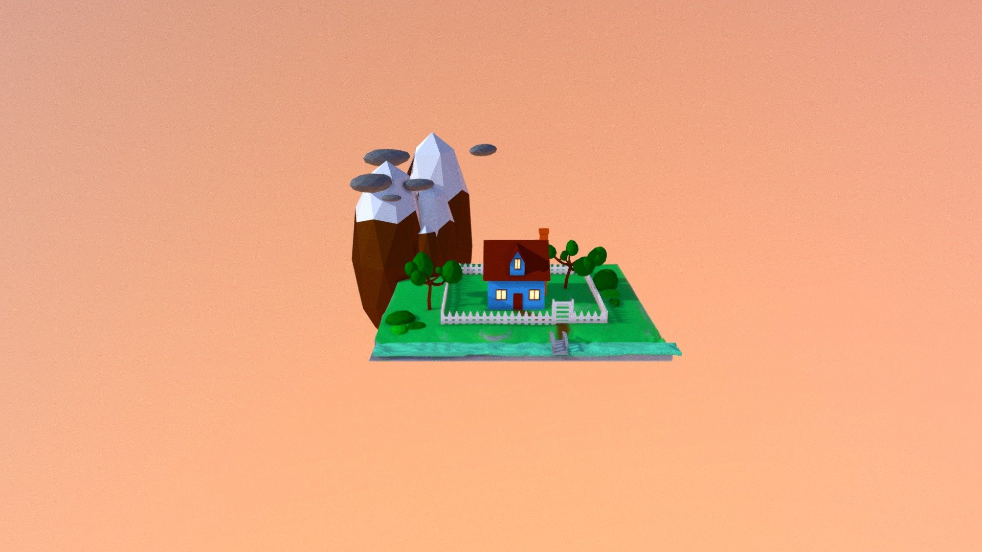 Low Poly Island - 3D model by CoolDesign (@ahmetqara) [263e317] - Sketchfab