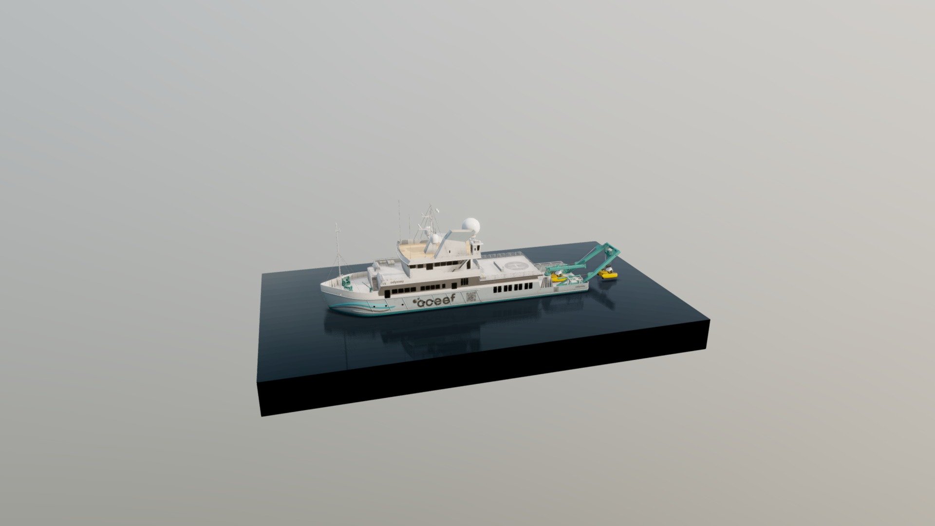 Odyssey Ship - 3D model by StudioGG [263f02e] - Sketchfab