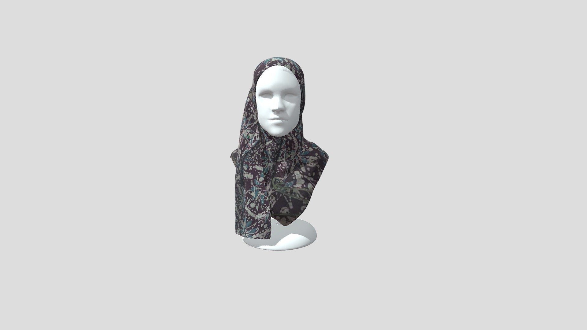 Shawl Batik Blok - Download Free 3D model by eeelabvisual [263f425 ...