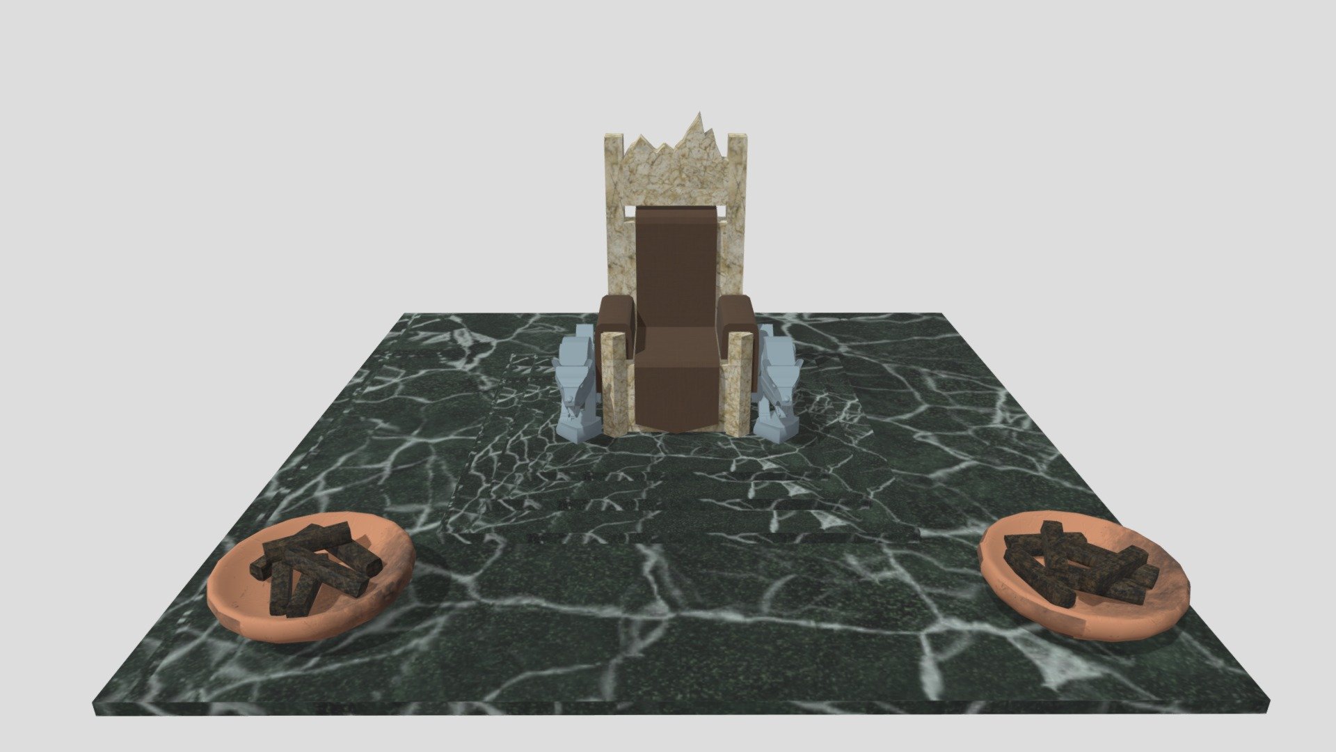 DaoineThrone - 3D model by PeterFluit [2640b85] - Sketchfab