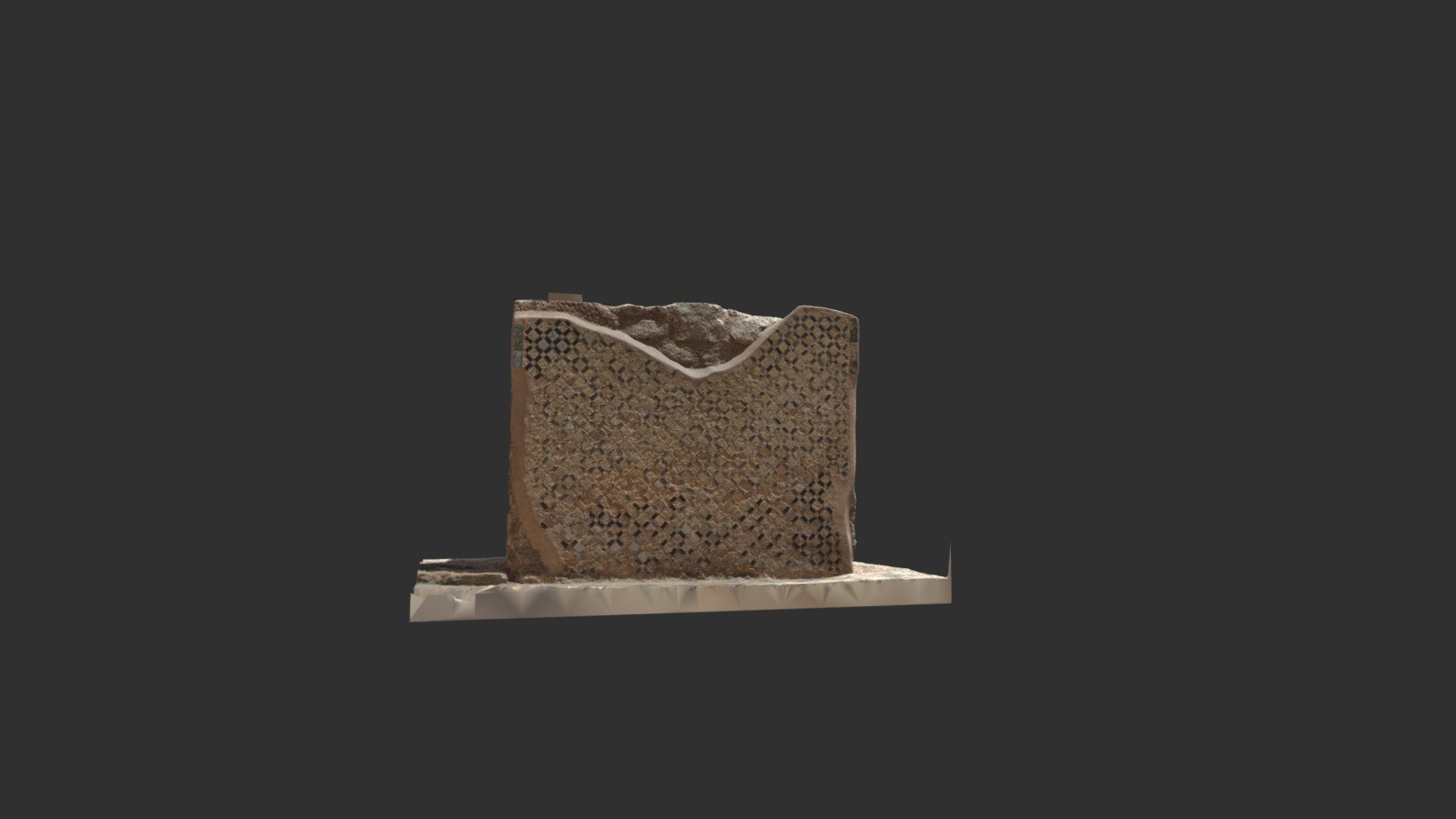 FRAGEMENT DE MUR, L'ENTREE DE MEDRESSA - 3D model by MAROUANE123 ...