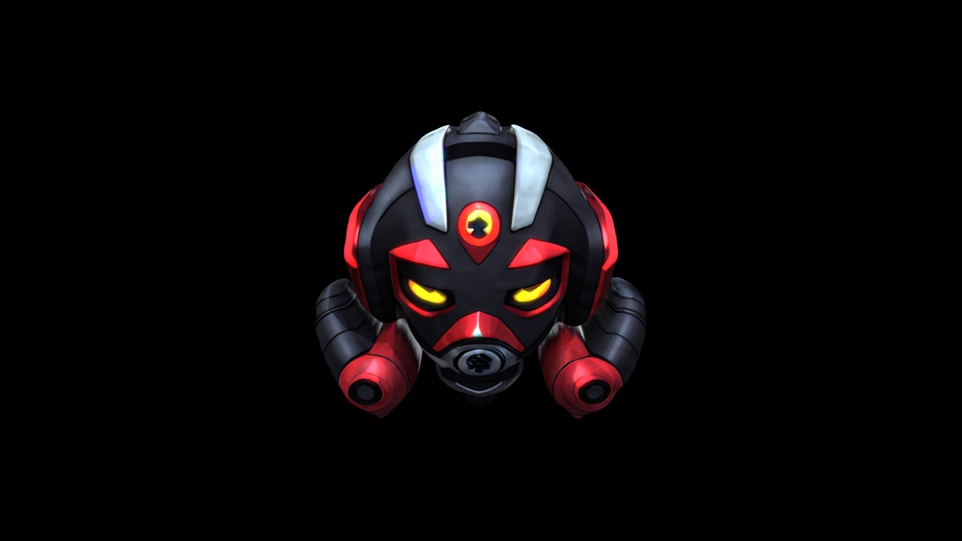 Helmet Mask Robot Cartoon 1742 - Download Free 3D model by klrxyz ...