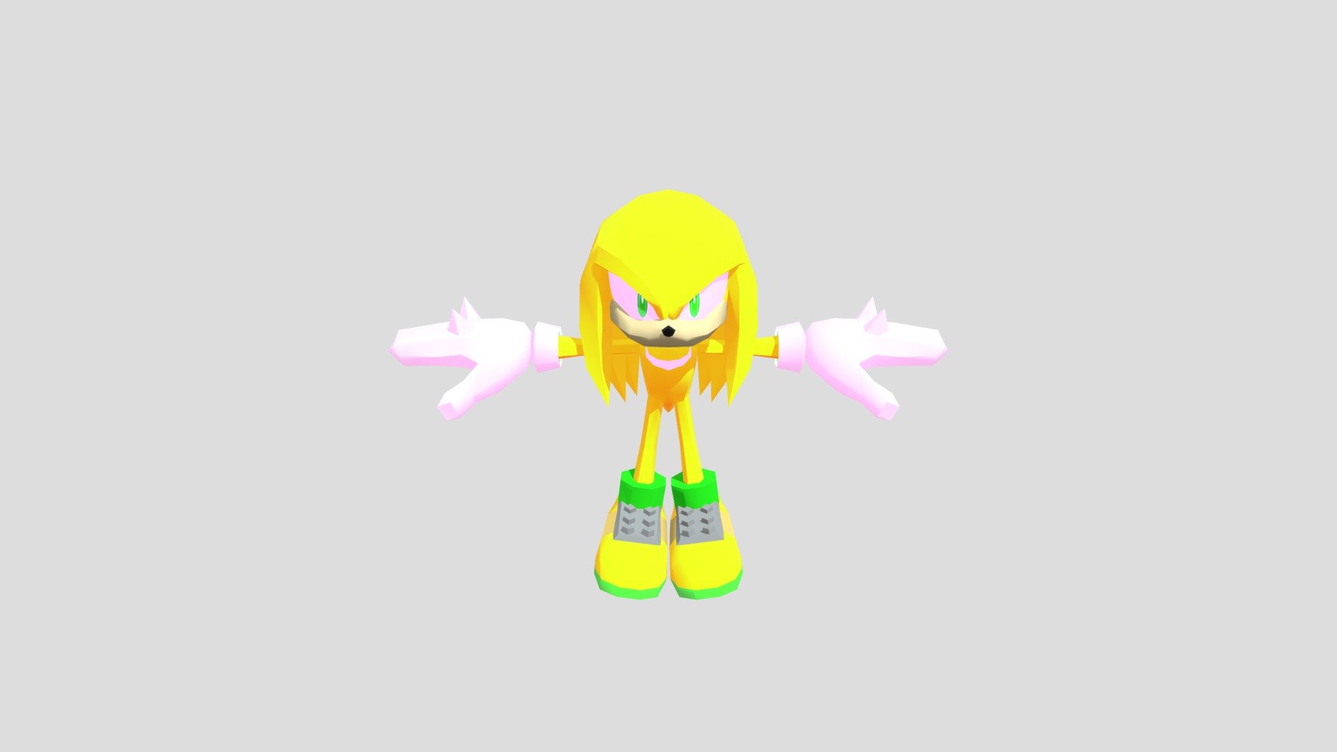 Knuckles - 3D model by MustyDucky [264273a] - Sketchfab