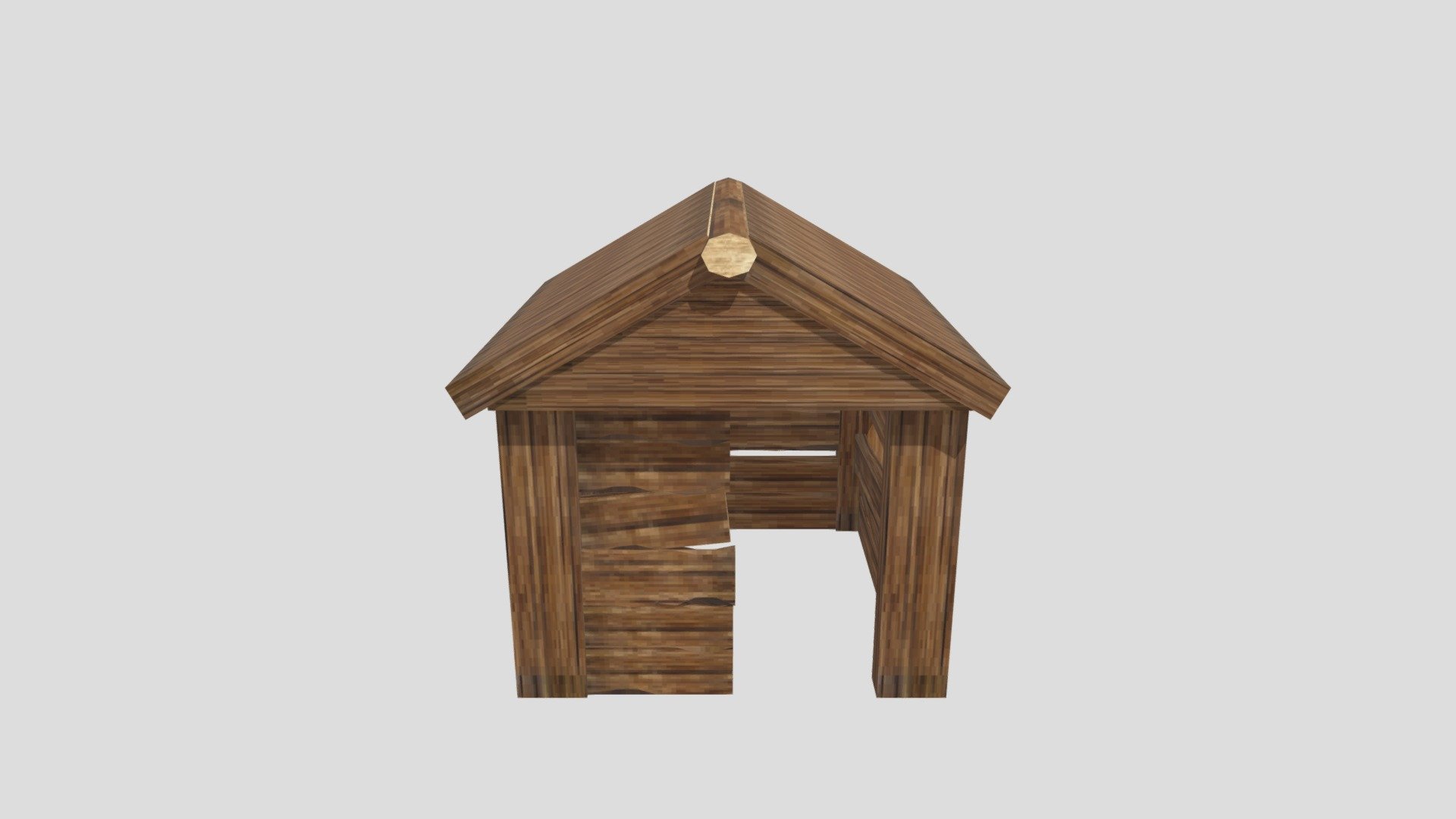 Wooden Shed - Download Free 3D model by luckyshotlayne [2642ce6 ...