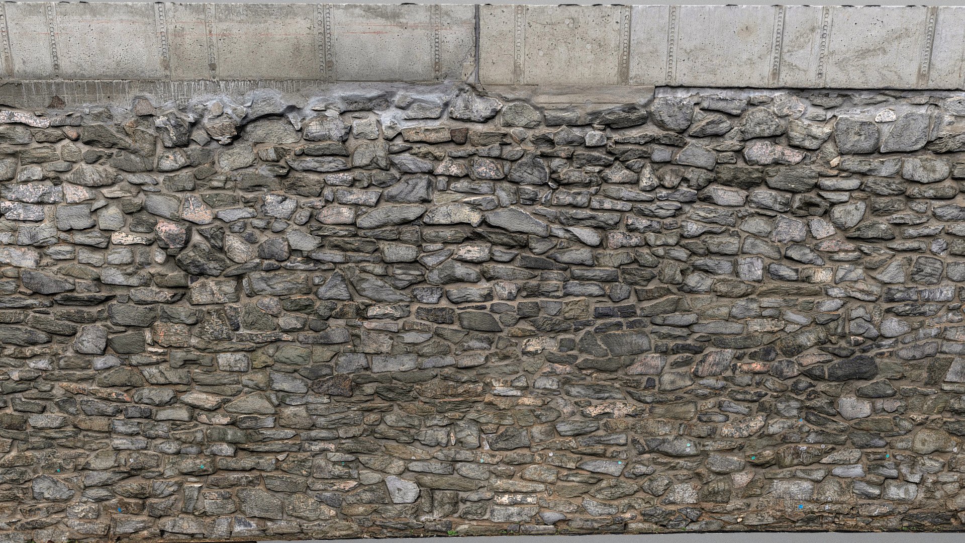 Long stone wall - Buy Royalty Free 3D model by matousekfoto [2642f34 ...