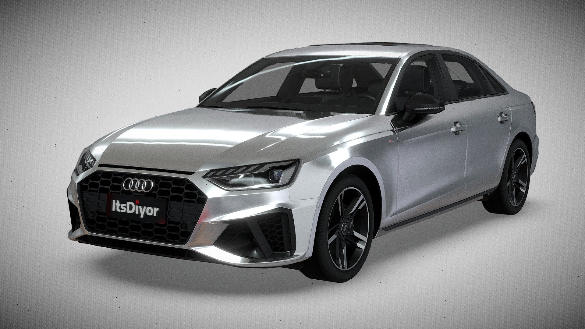 audi a4 L40 tfsi - Download Free 3D model by ItsDiyor [2643e17] - Sketchfab