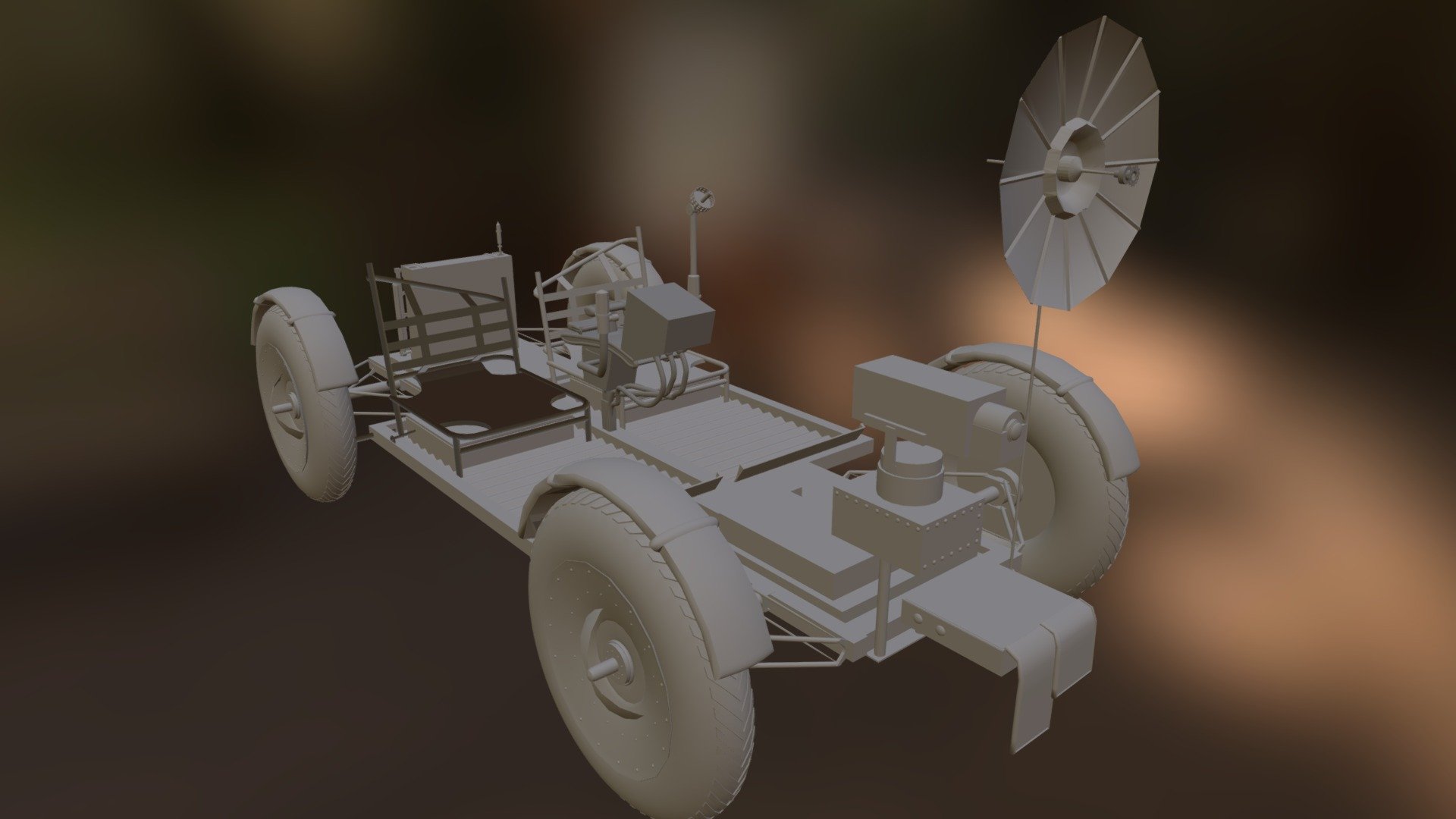 Moon Rover - 3D model by JiminyJitsu [264471e] - Sketchfab