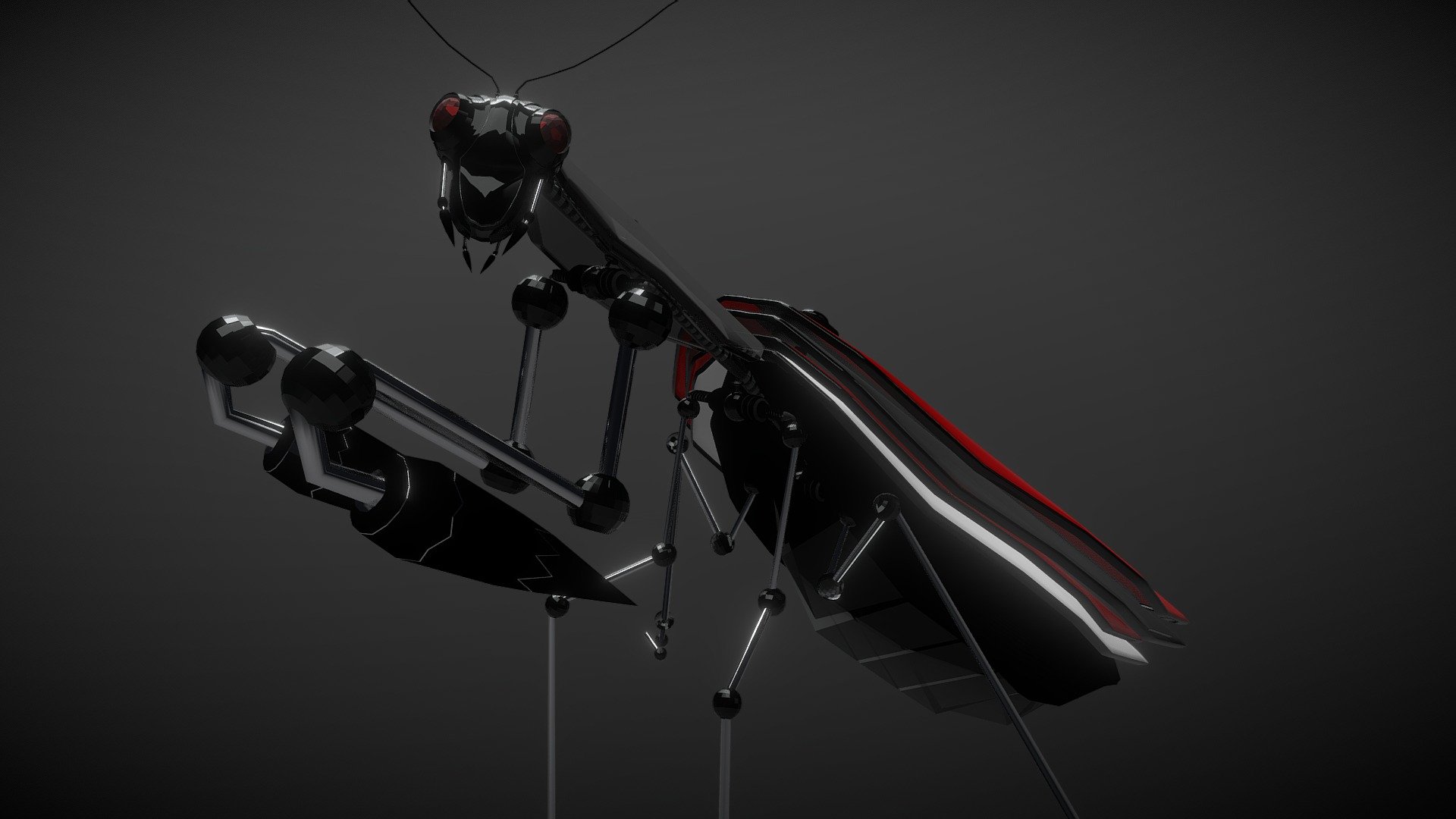 Praying Mantis - 3D model by Azlyn Edens (@aecedens) [26448a1] - Sketchfab