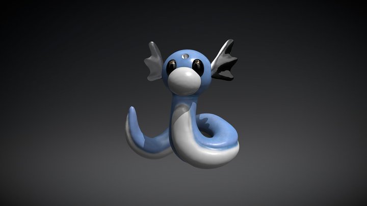 Dratini 3D models - Sketchfab