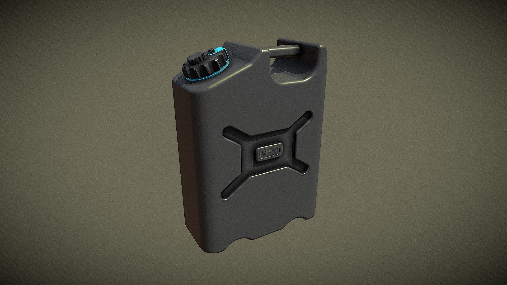 20L Water Jerry Can | H20 Container | Military - Download Free 3D model ...