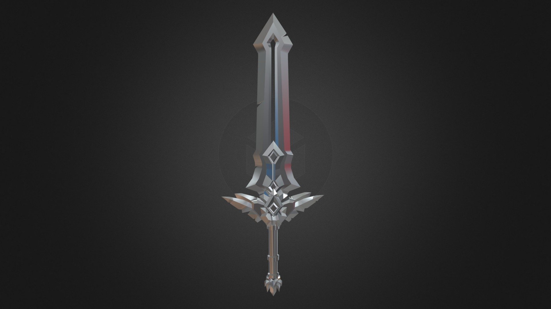 Low Poly Greatsword - Download Free 3D model by Jesus3D (@JesusL3D ...