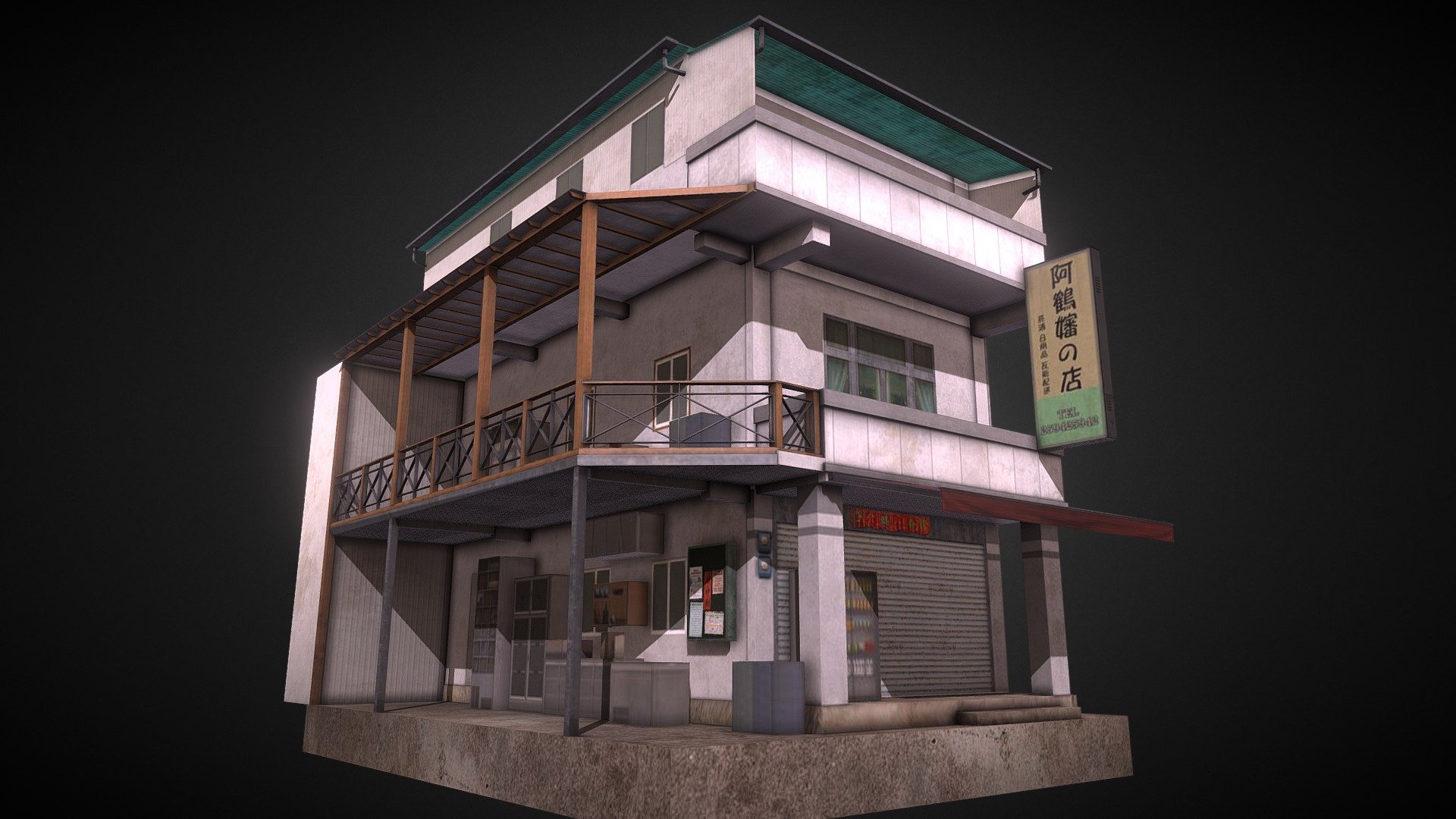 TW House 010 - Buy Royalty Free 3D model by animod [2649a19] - Sketchfab Store