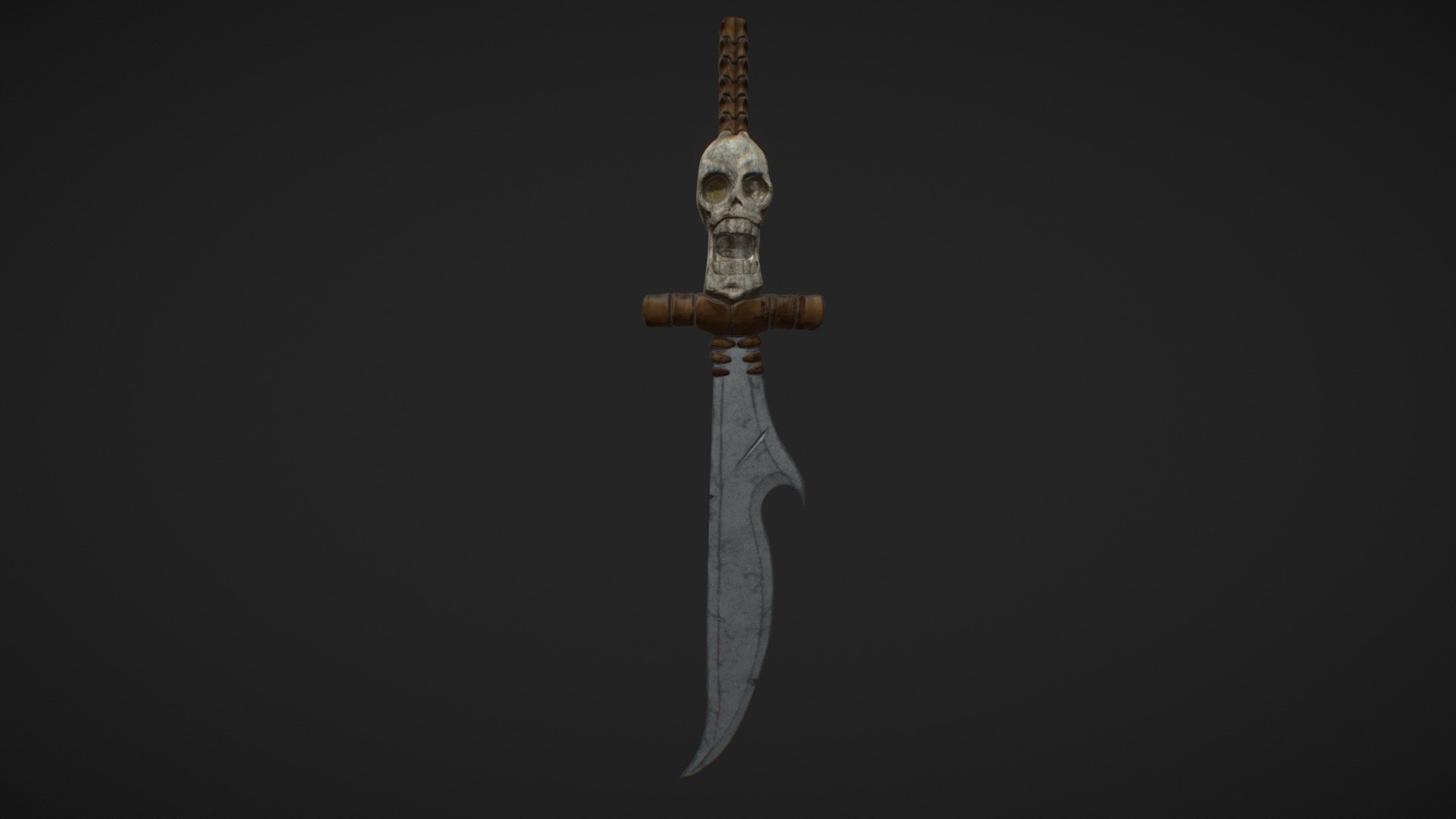 Fantasy Skull Sword - 3D model by Kayman3D [264b508] - Sketchfab