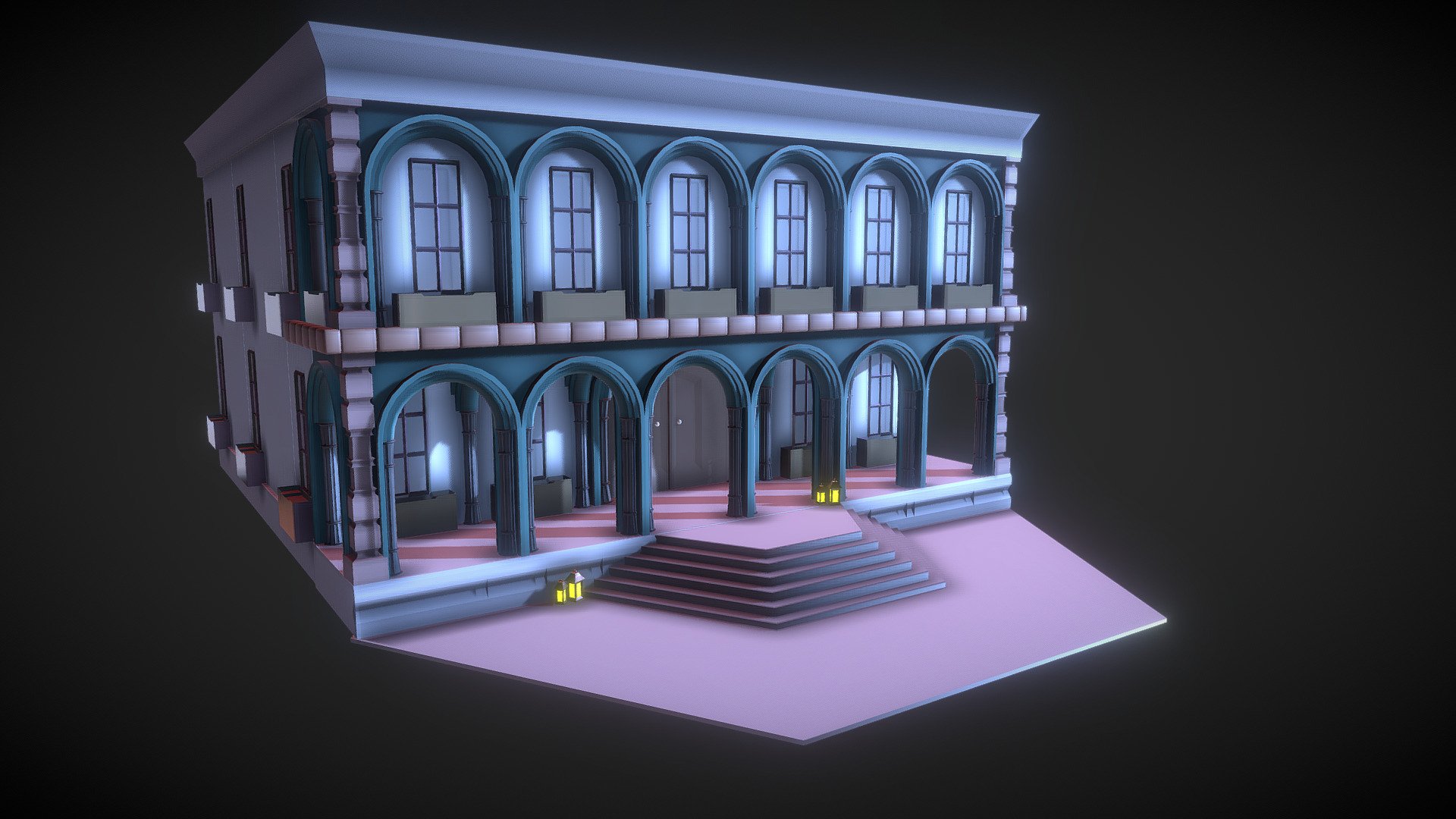 building - 3D model by zmiija (@zmiijaa) [264c404] - Sketchfab